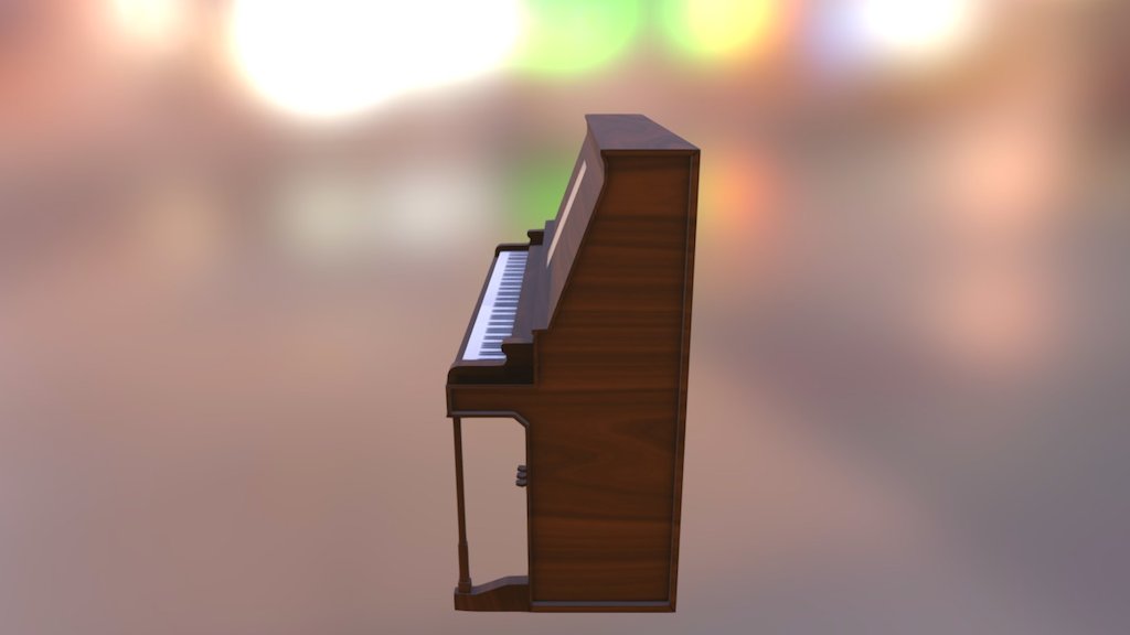 Piano - 3D model by Breezzymeal [0277e53] - Sketchfab