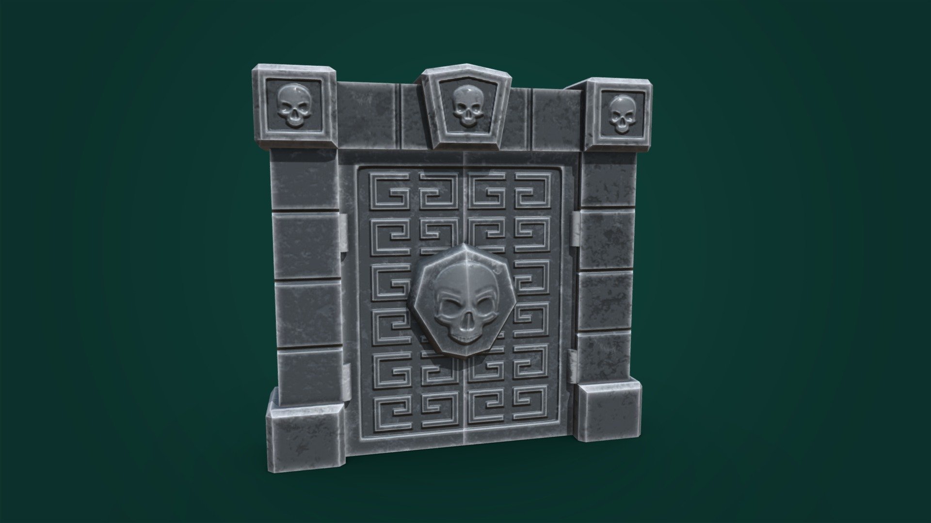 Aristocrash - Stone Crypt Door - 3D model by Toby Harris-St John ...