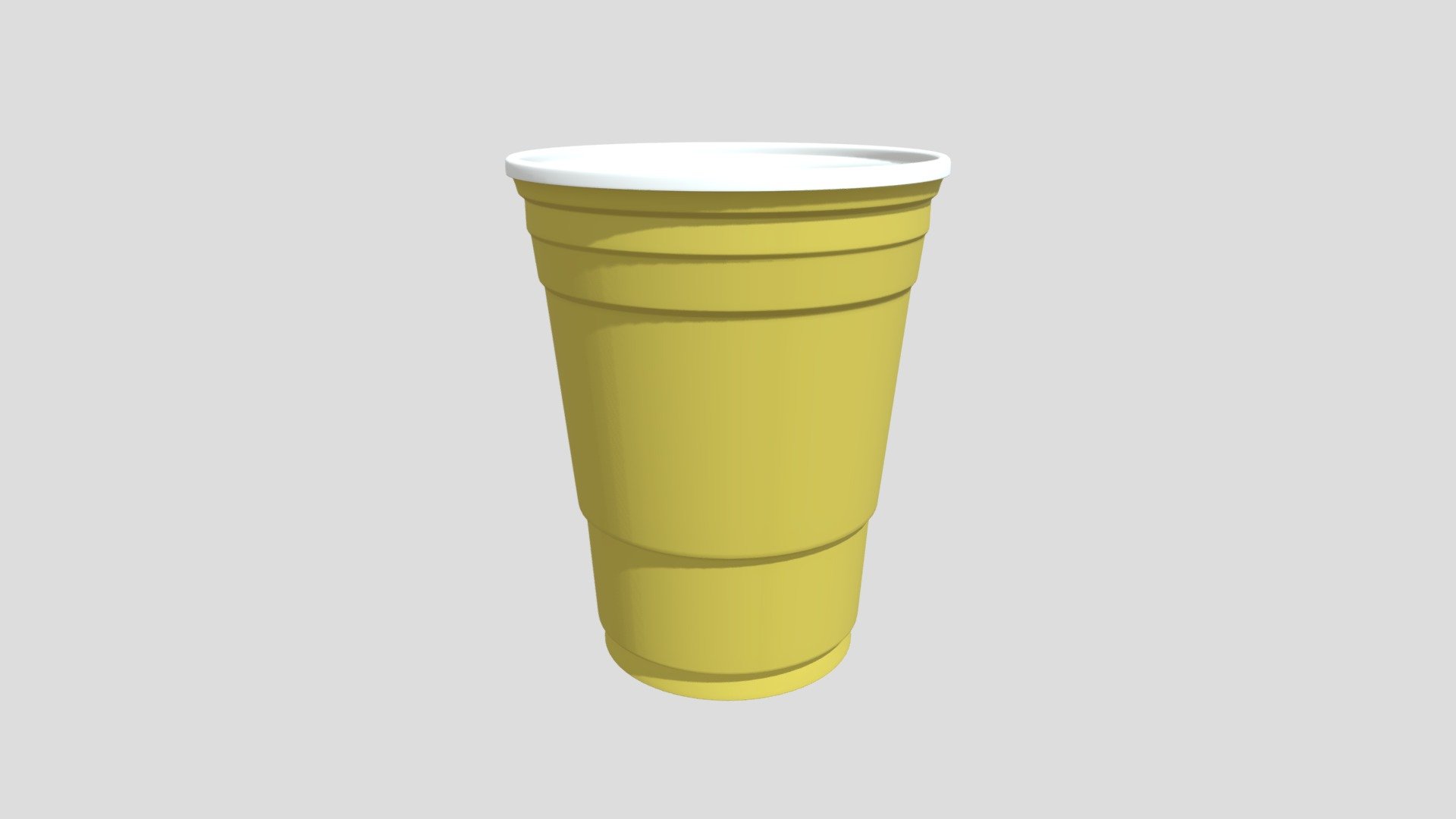 yellow-plastic-cup - Download Free 3D model by Mylom [0278a02] - Sketchfab