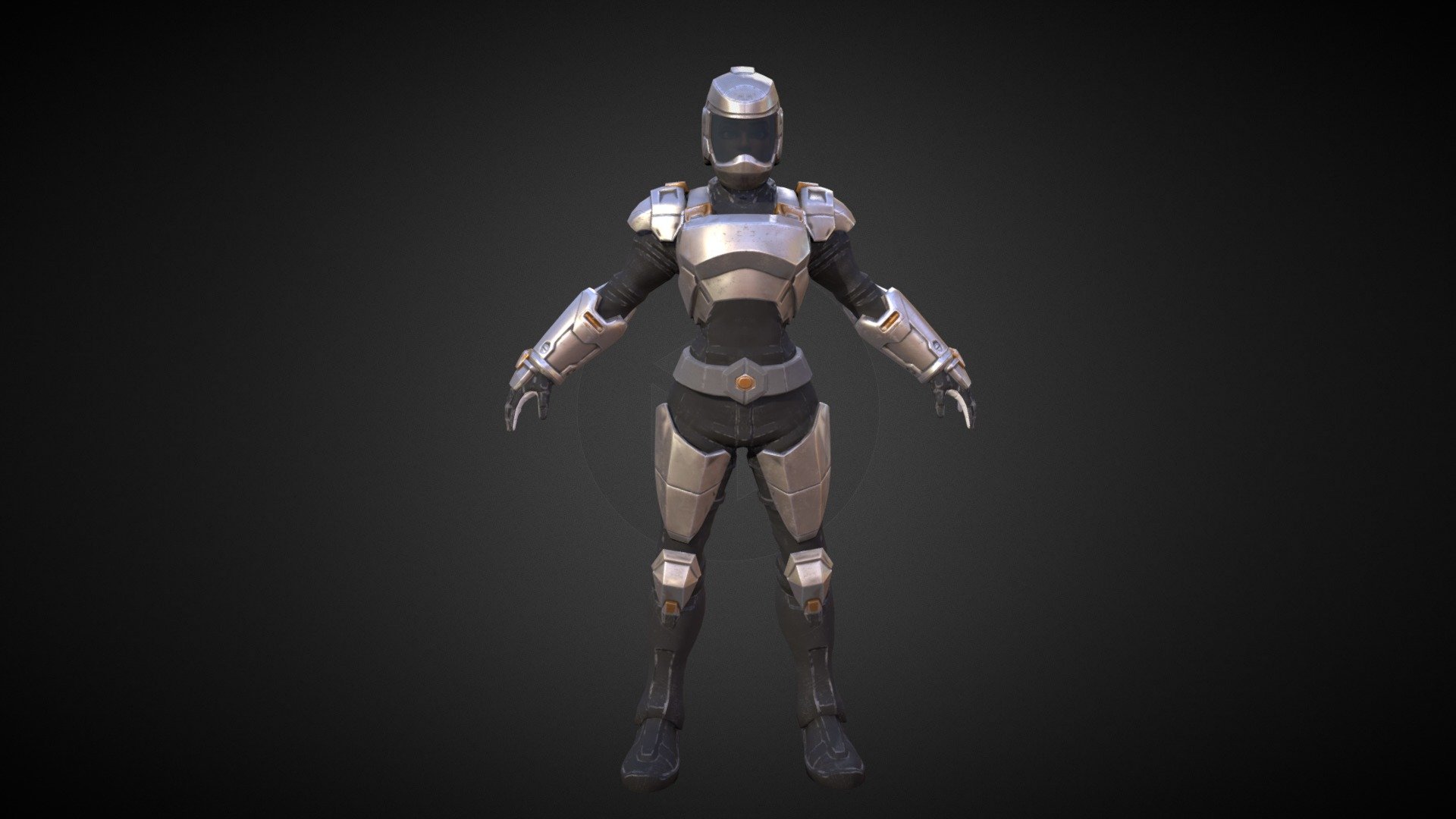 Female Soldier / In-game model - 3D model by Dark Rift Entertainment ...