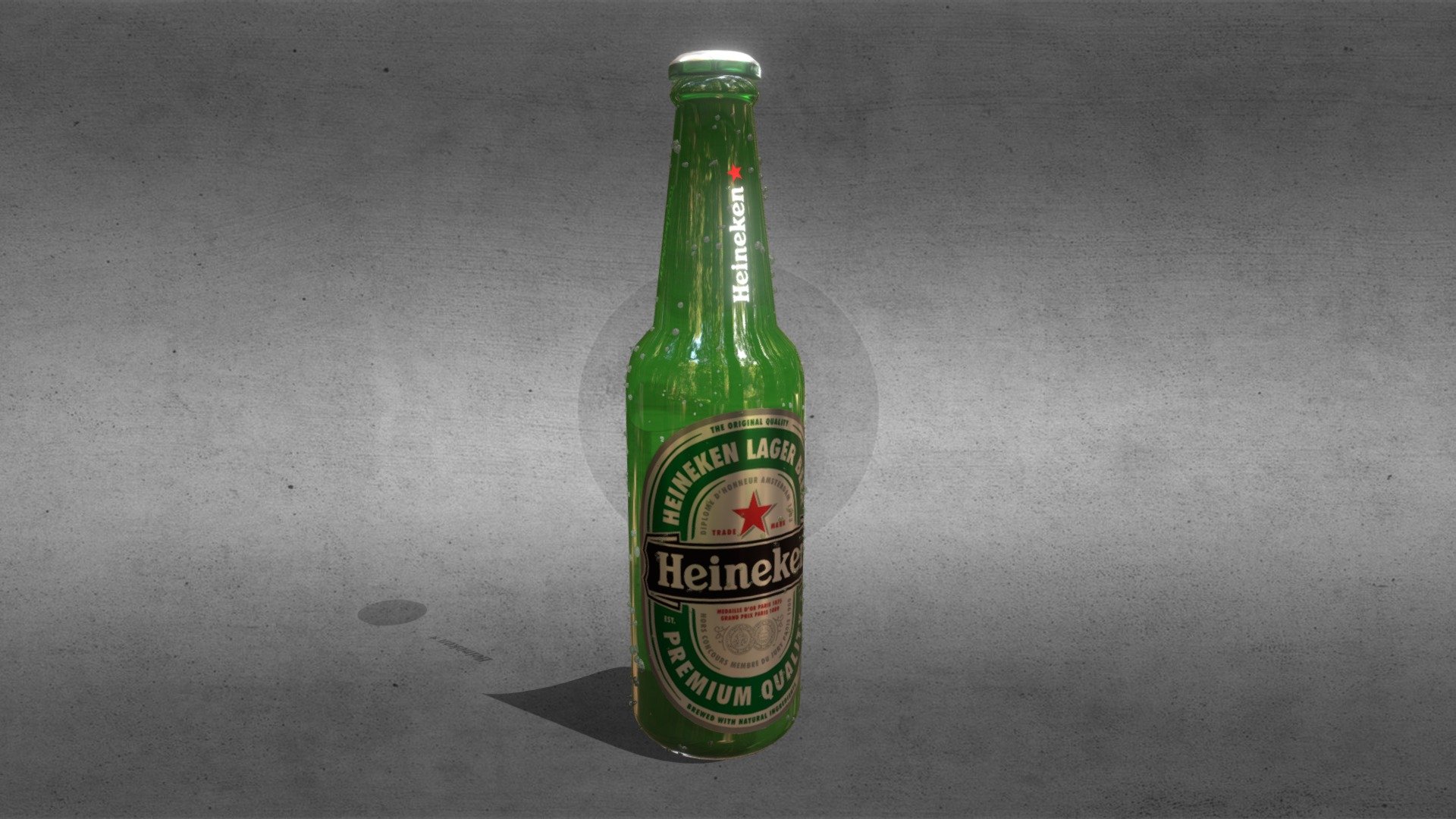 3D HEINEKEN BOTTLE - 3D model by Constanza_Valenzuela ...