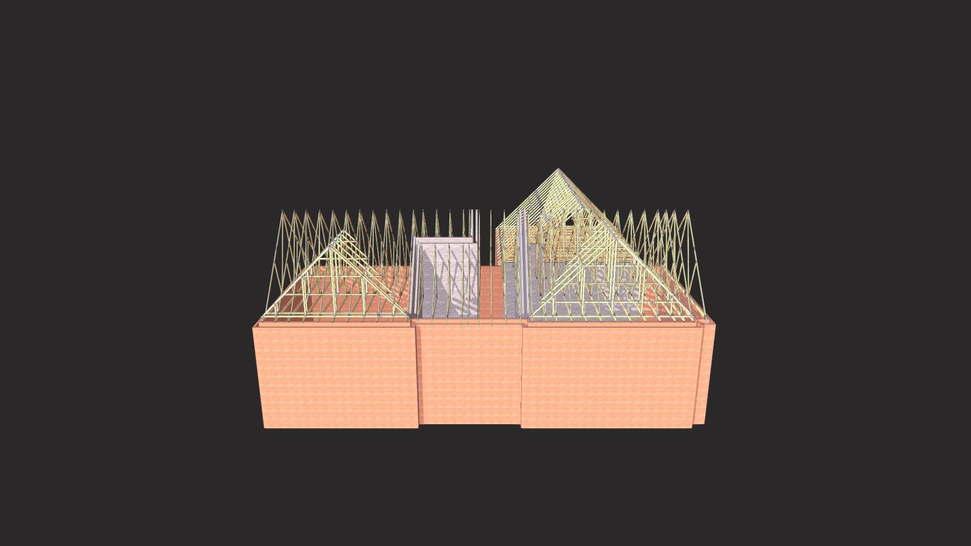 Roof - Plot 1-6 Block A - 3D model by Griggs Timber Company (@JGriggs ...
