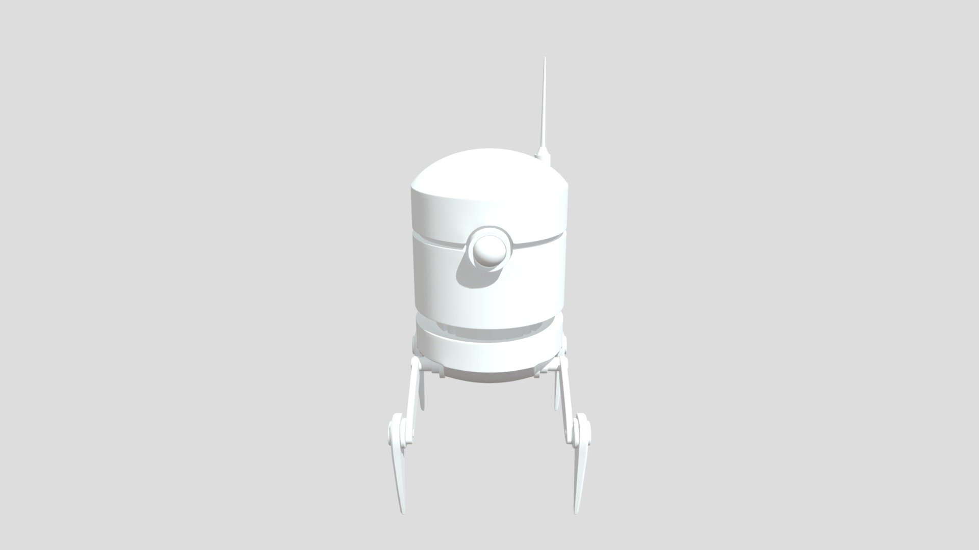 Small Companion Robot - 3D model by MichaelBenard [027e33e] - Sketchfab