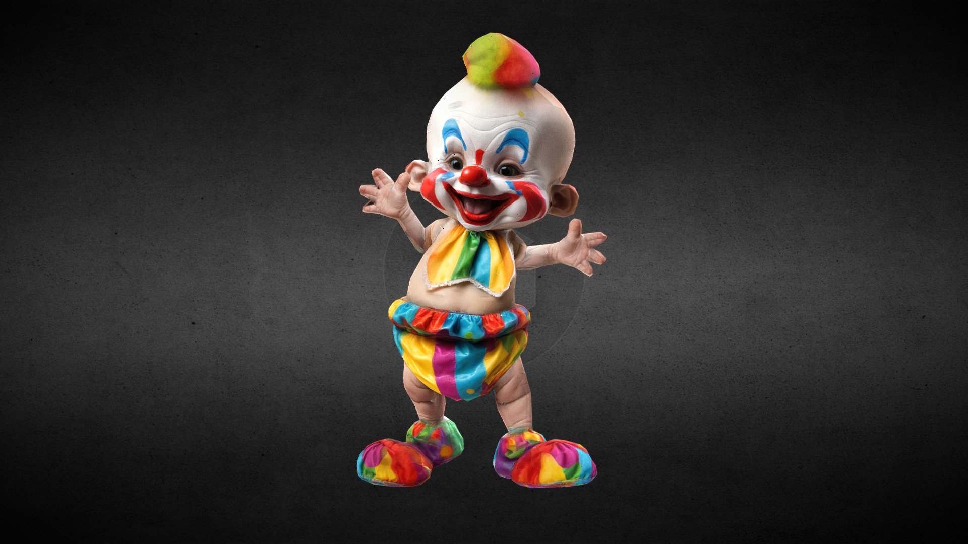 Bamba Baby Clown - Download Free 3D model by Norod78 (@Norod) [027ec77 ...