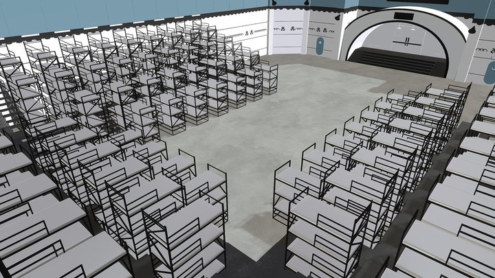 Dormitory 3D models - Sketchfab