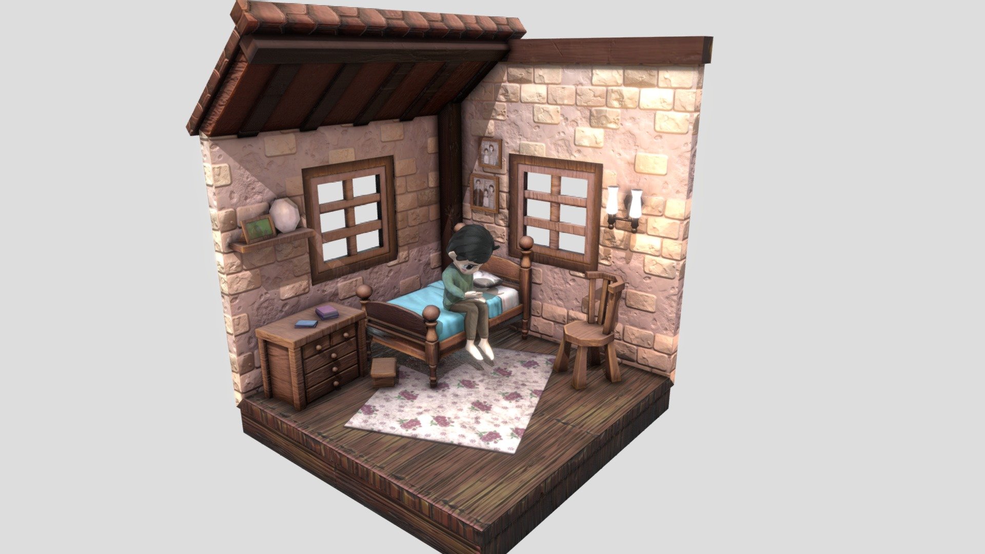 Entire_Room - 3D model by vahnessa [0282017] - Sketchfab