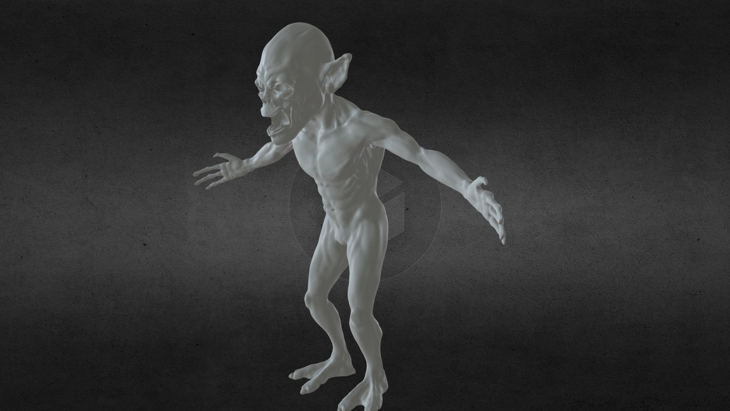 goblin FULL BODY SCULPT test - 3D model by grant.abbitt [02824ad ...