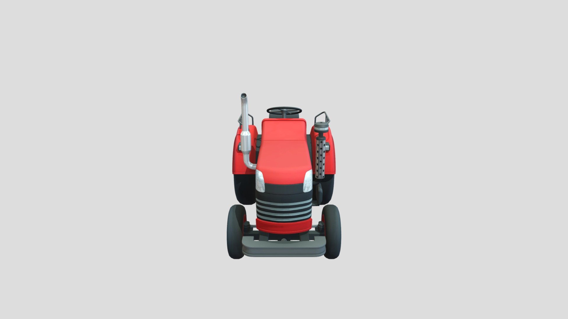Farm Tractor - Download Free 3D model by dhiren-sah [0283602] - Sketchfab