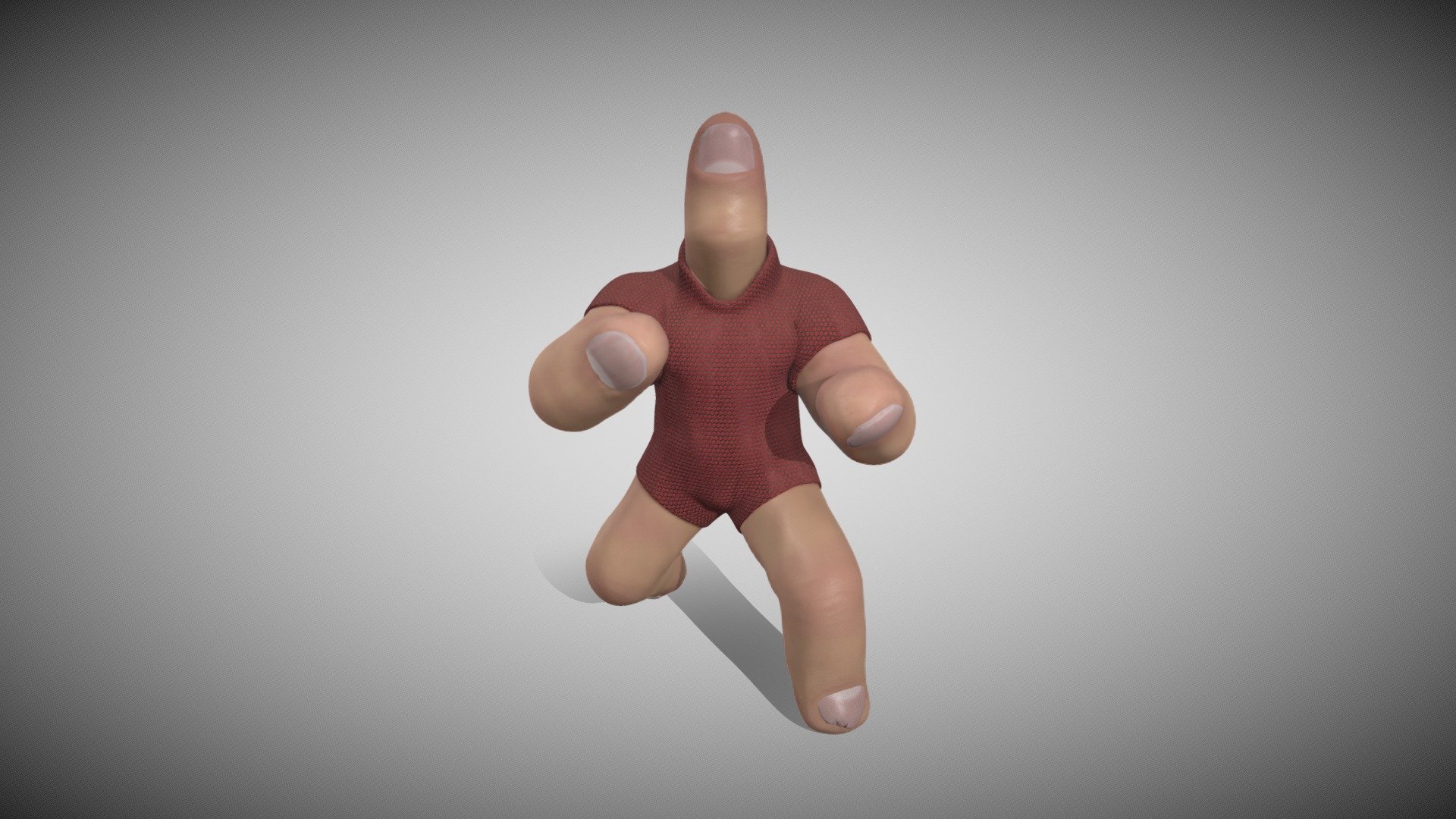 Modern Thumb-Thumb - 3D model by LoggNogg [0285244] - Sketchfab