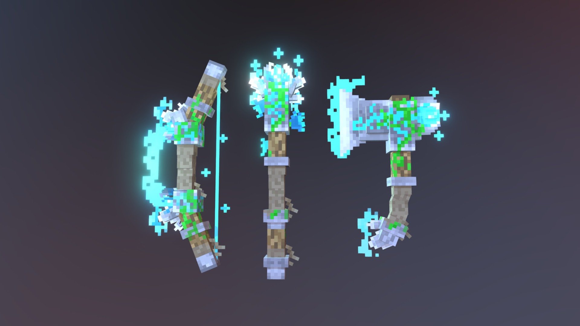 Legendary Weapon Set - 3D model by Aestheronaut [02864da] - Sketchfab