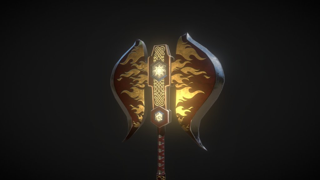 Battle Axe of Solarus - 3D model by Shoki [0286542] - Sketchfab