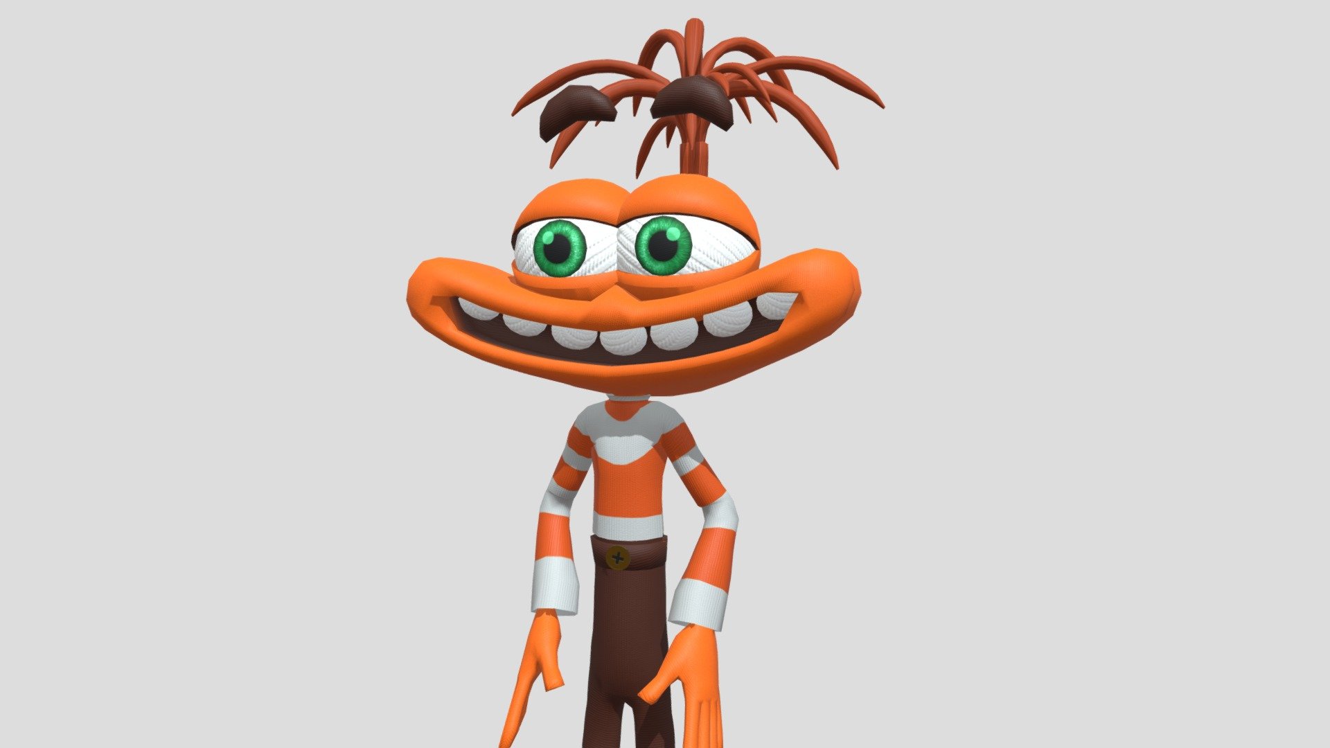 [ Inside Out 2 ] New Character Anxiety (Rigged) - 3D model by ...
