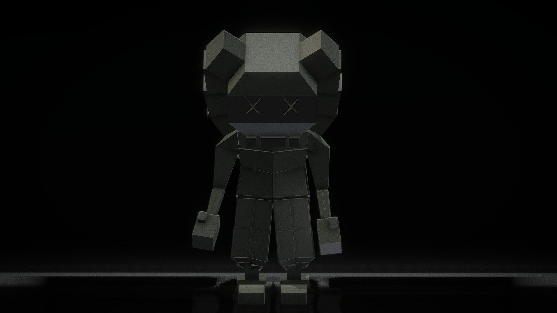 Bubble Kaws pose - 3D model by born2012 [02894e7] - Sketchfab