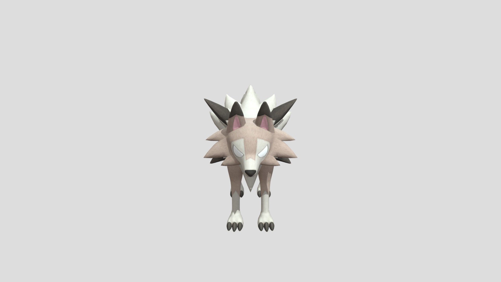 Lycanroc - Download Free 3D model by LunaEagle [028b4b4] - Sketchfab