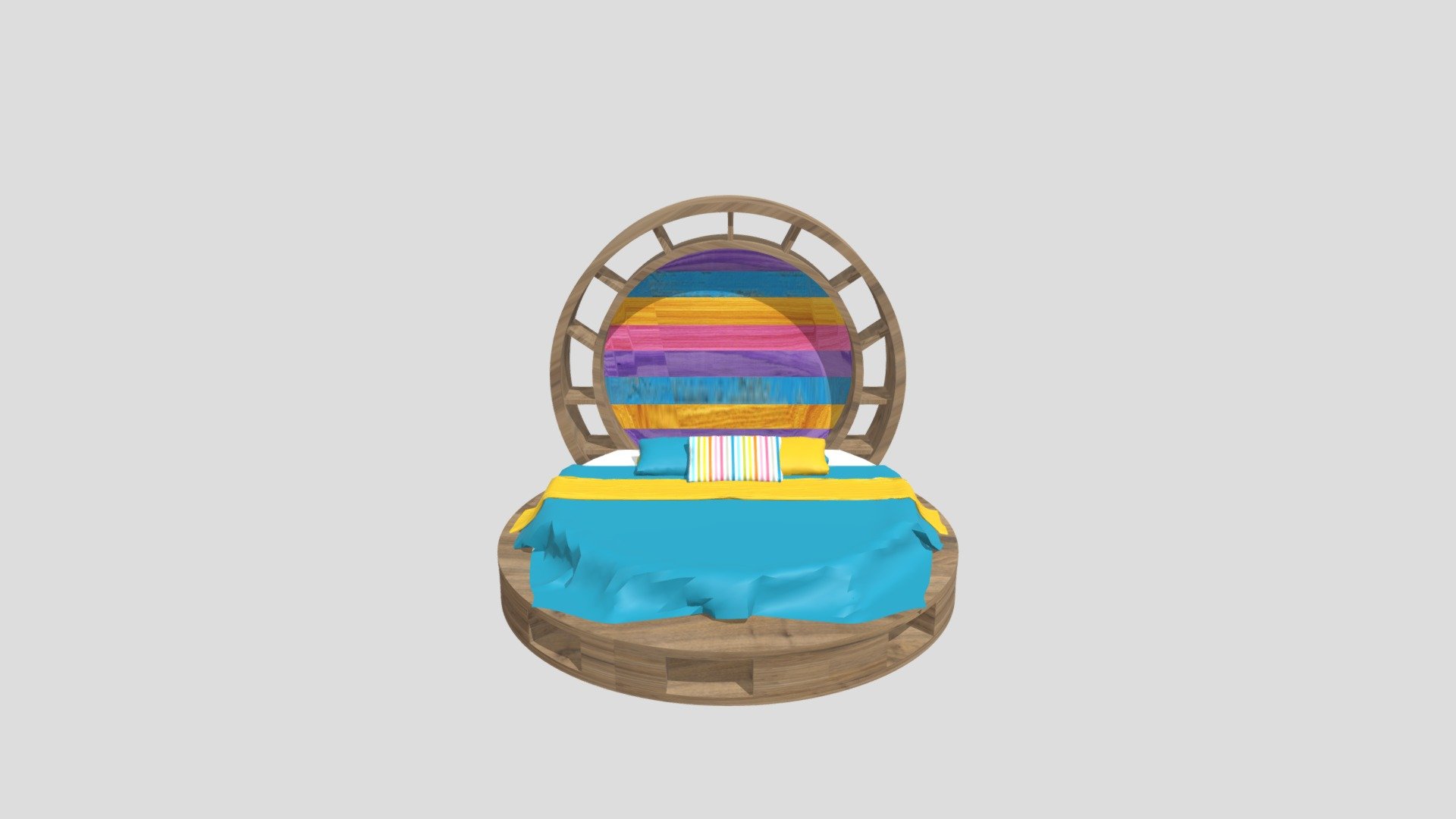 circle bed 2 - Download Free 3D model by House Doctor (@chin4grci4 ...