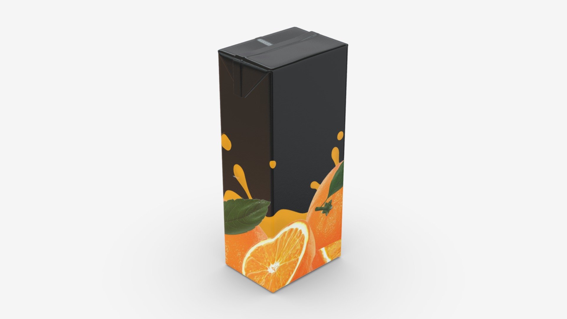 Juice cardboard box packaging 1500 ml - Buy Royalty Free 3D model by ...