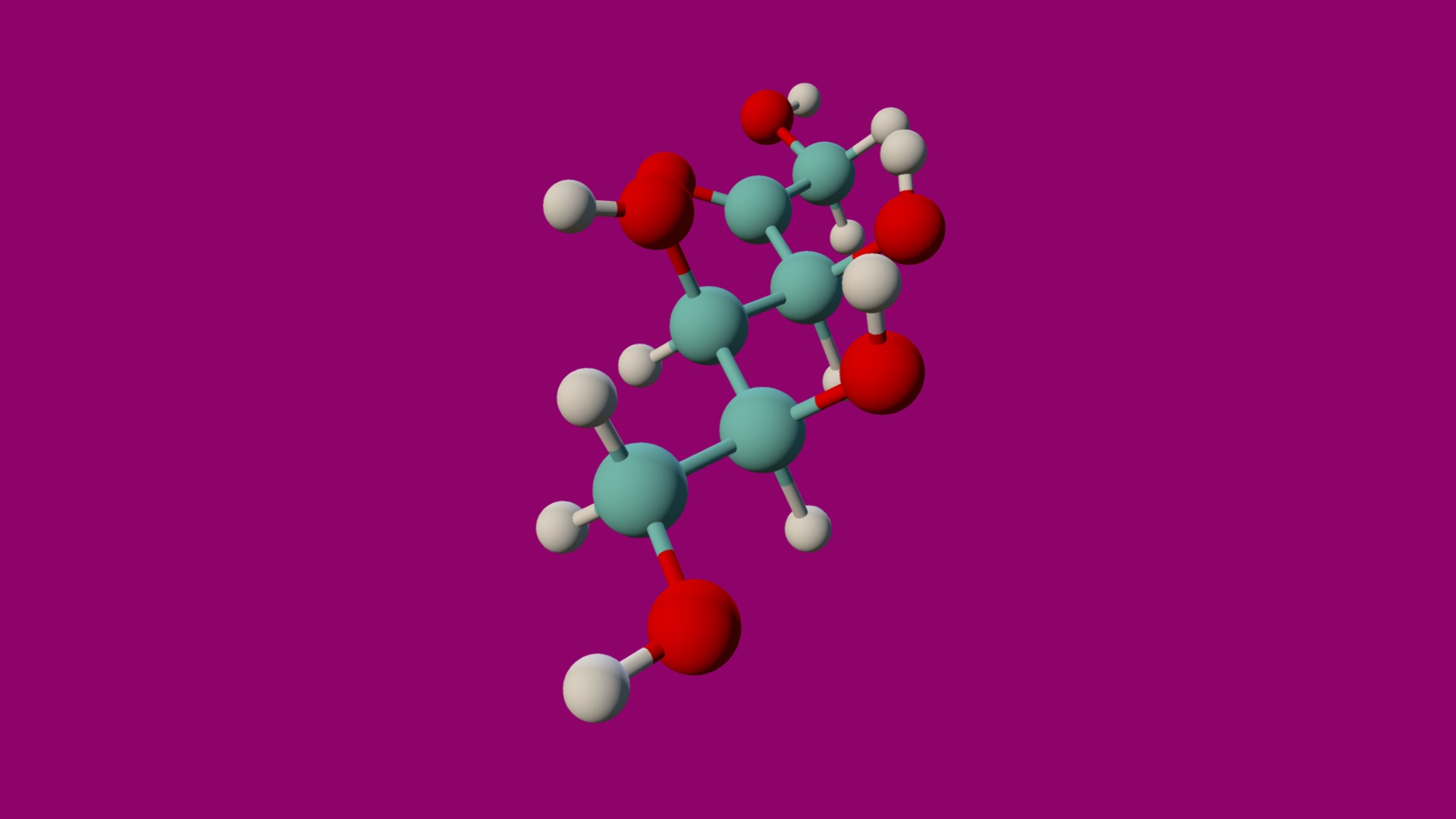 Eve3D Monosacárido Cetohexosa D Psicosa - 3D model by EVE3D UNAM ...