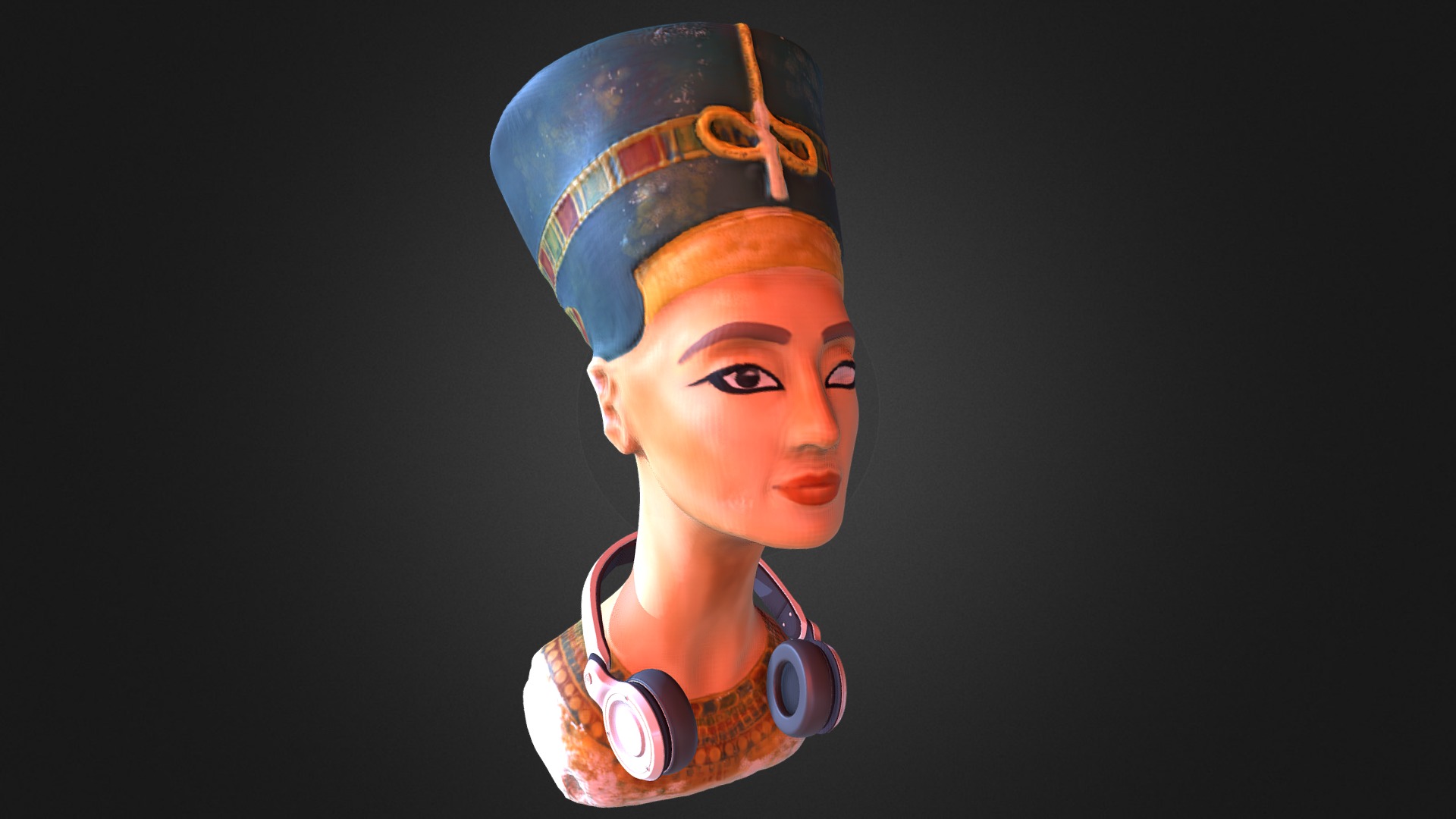 Nefertiti - 3D model by 3D-art UCM (@Design-UCM) [028d281] - Sketchfab
