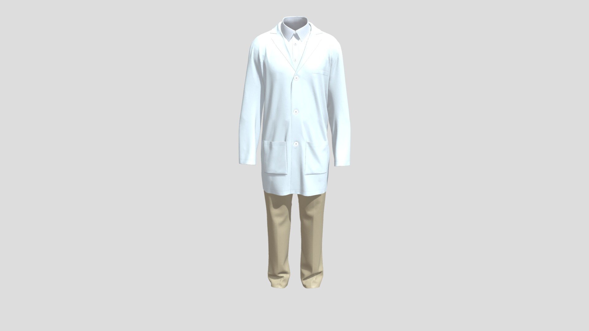 Lab Coat 1 Outfit - Buy Royalty Free 3D model by najdmie [0290627 ...
