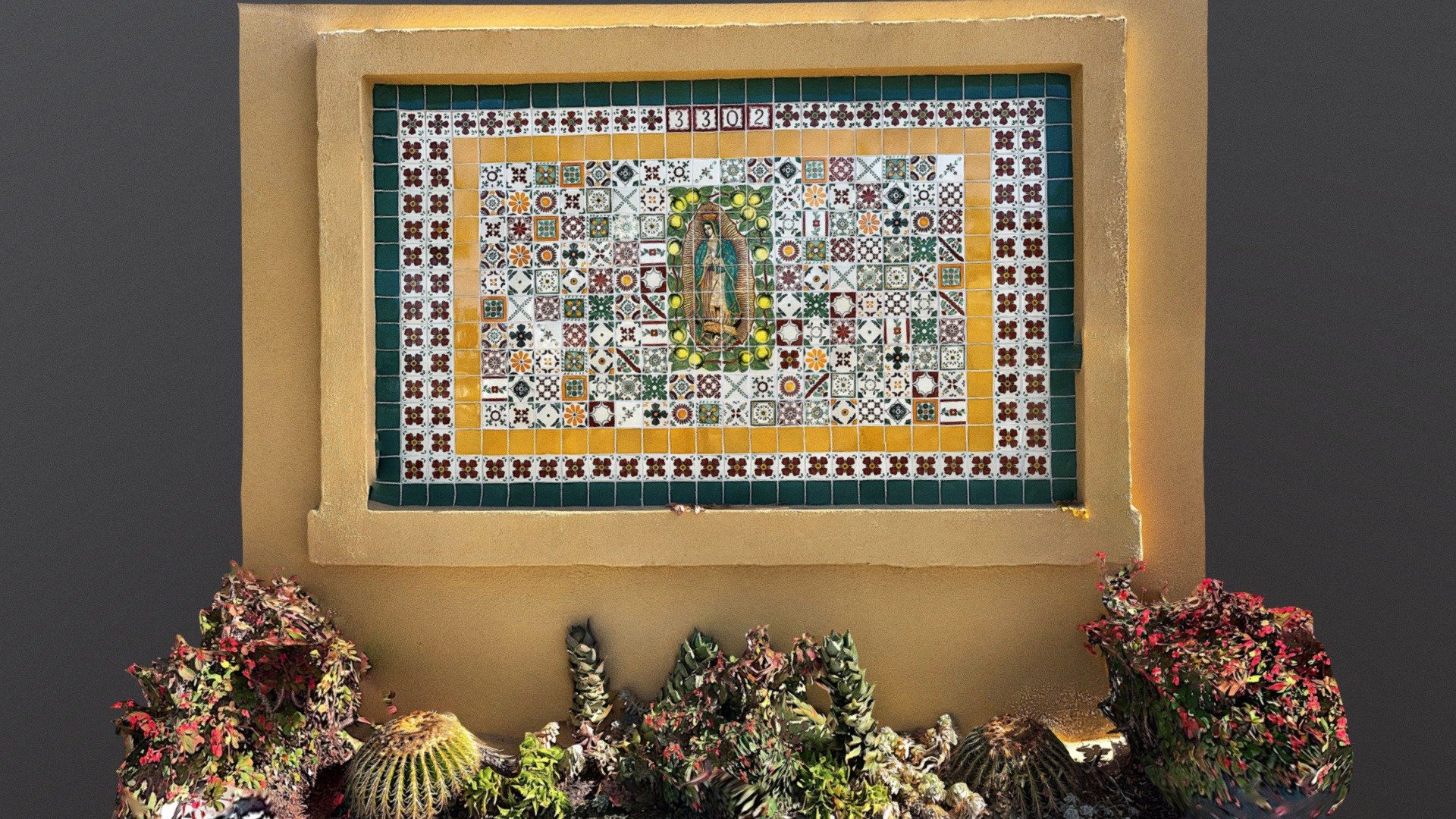 Tile mosaic wall - Download Free 3D model by Keith Ito (@keithito ...