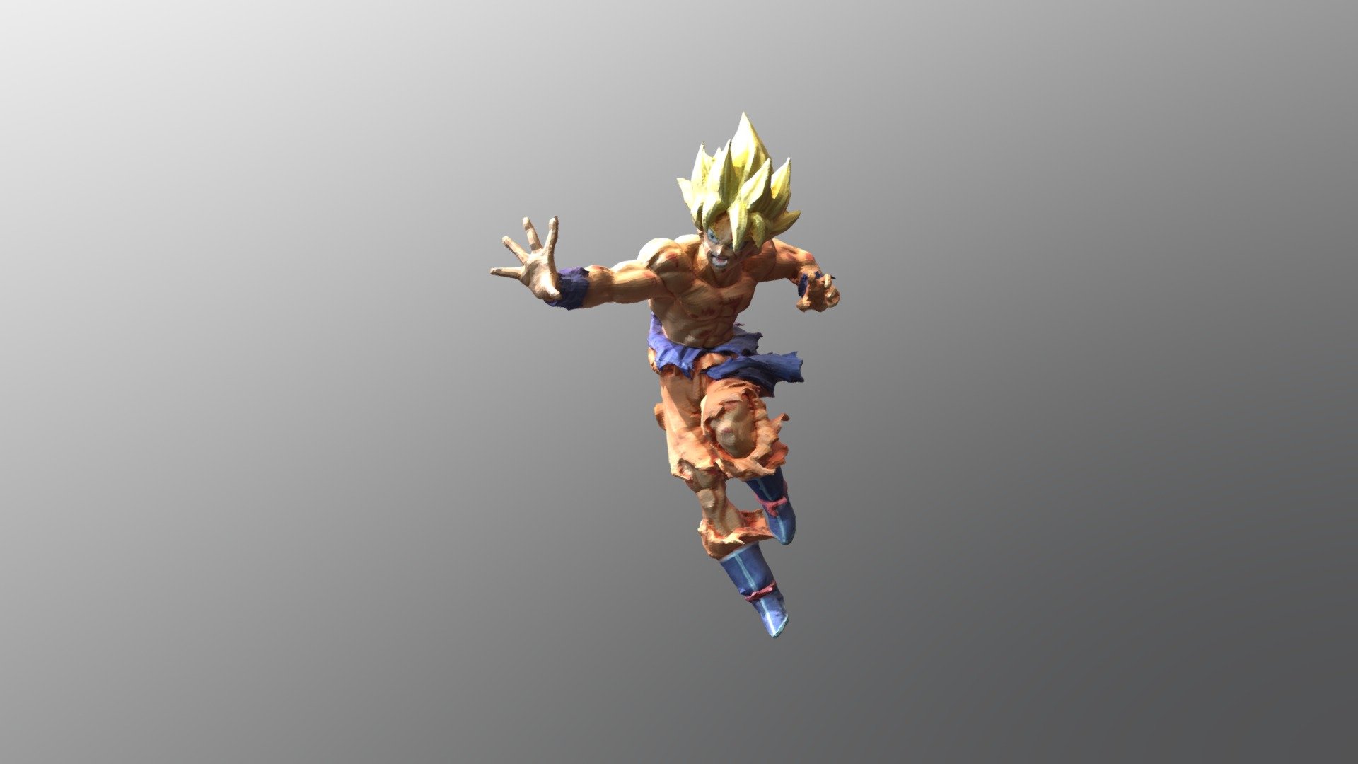 Goku - 3D model by jerrywong2005 [0291052] - Sketchfab