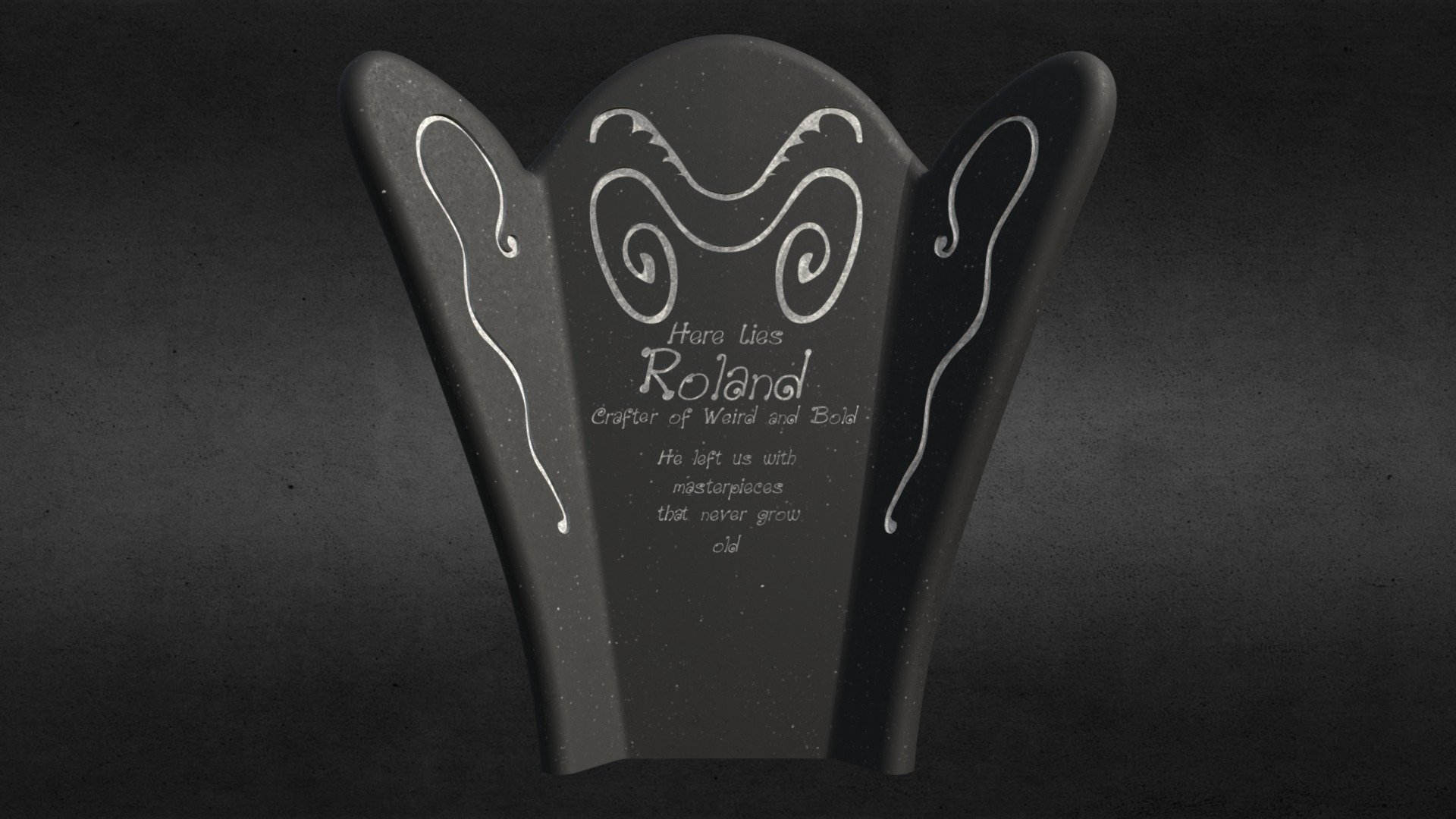 Haunted Mansion Project: Rolly Crump's Tombstone - Download Free 3D ...