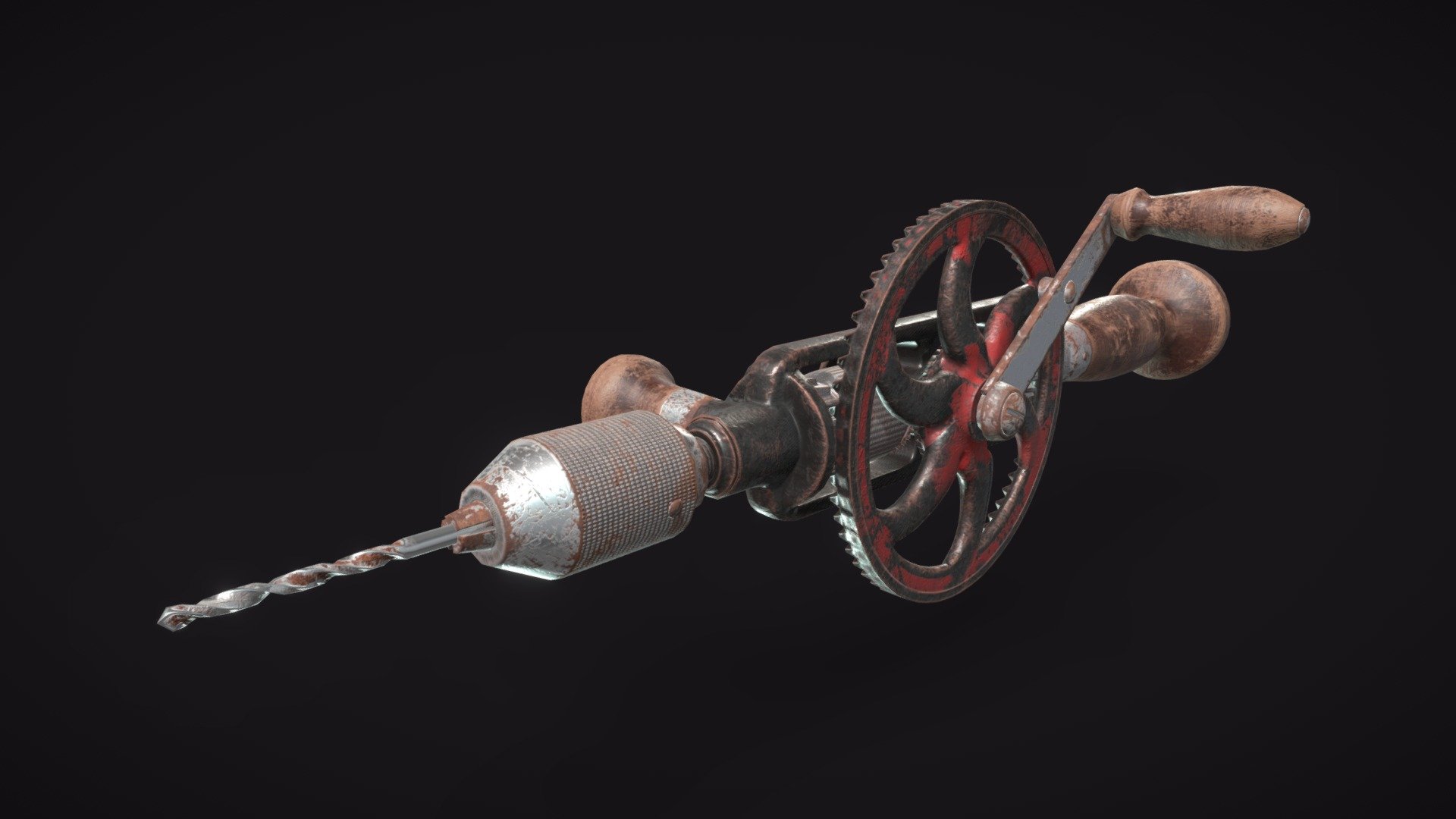 Hand drill - 3D model by Orjoanne [02914e5] - Sketchfab