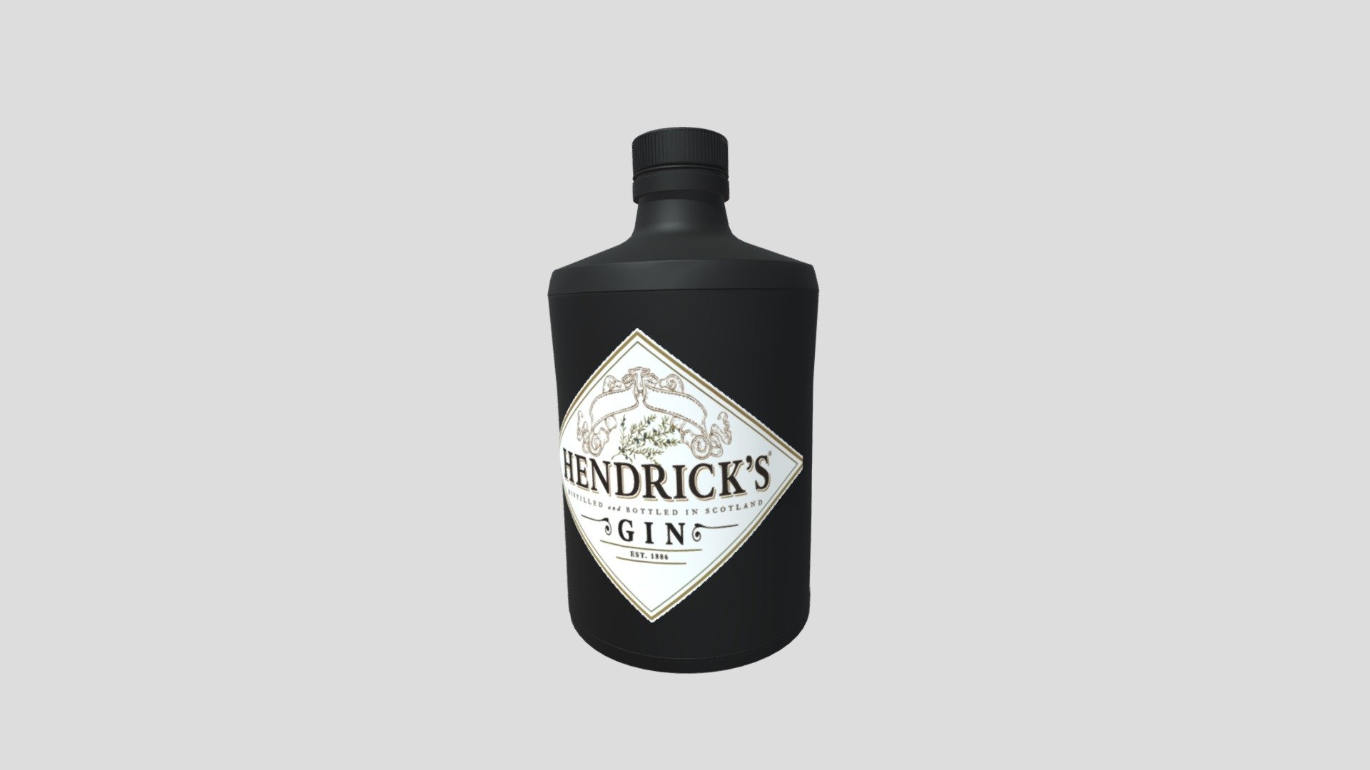 botella hendricks - 3D model by moraga.mx [0291e2f] - Sketchfab