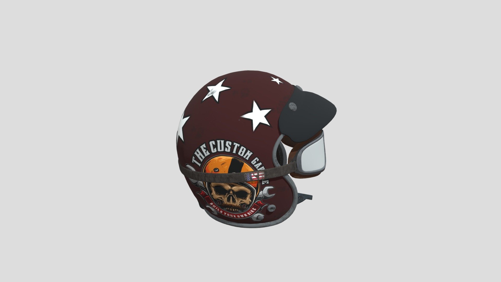 Biker Helmet - 3D model by artshorin [0294769] - Sketchfab