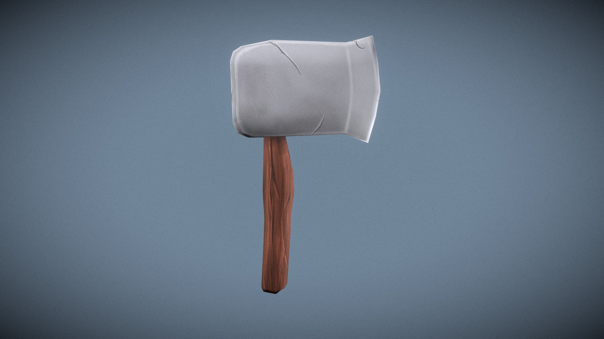 STONE AXE (Handpainted) - Download Free 3D model by VX-Designs ...