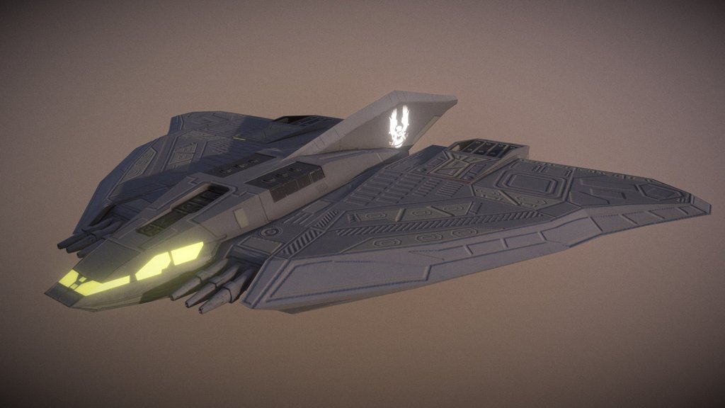 UNSC Downloadable Spaceship - A 3D model collection by Luc1f3r ...