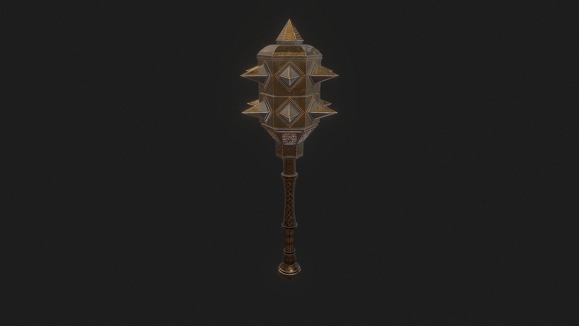 Mace - Download Free 3D model by Nikusha Mikava (@nikushamikava ...