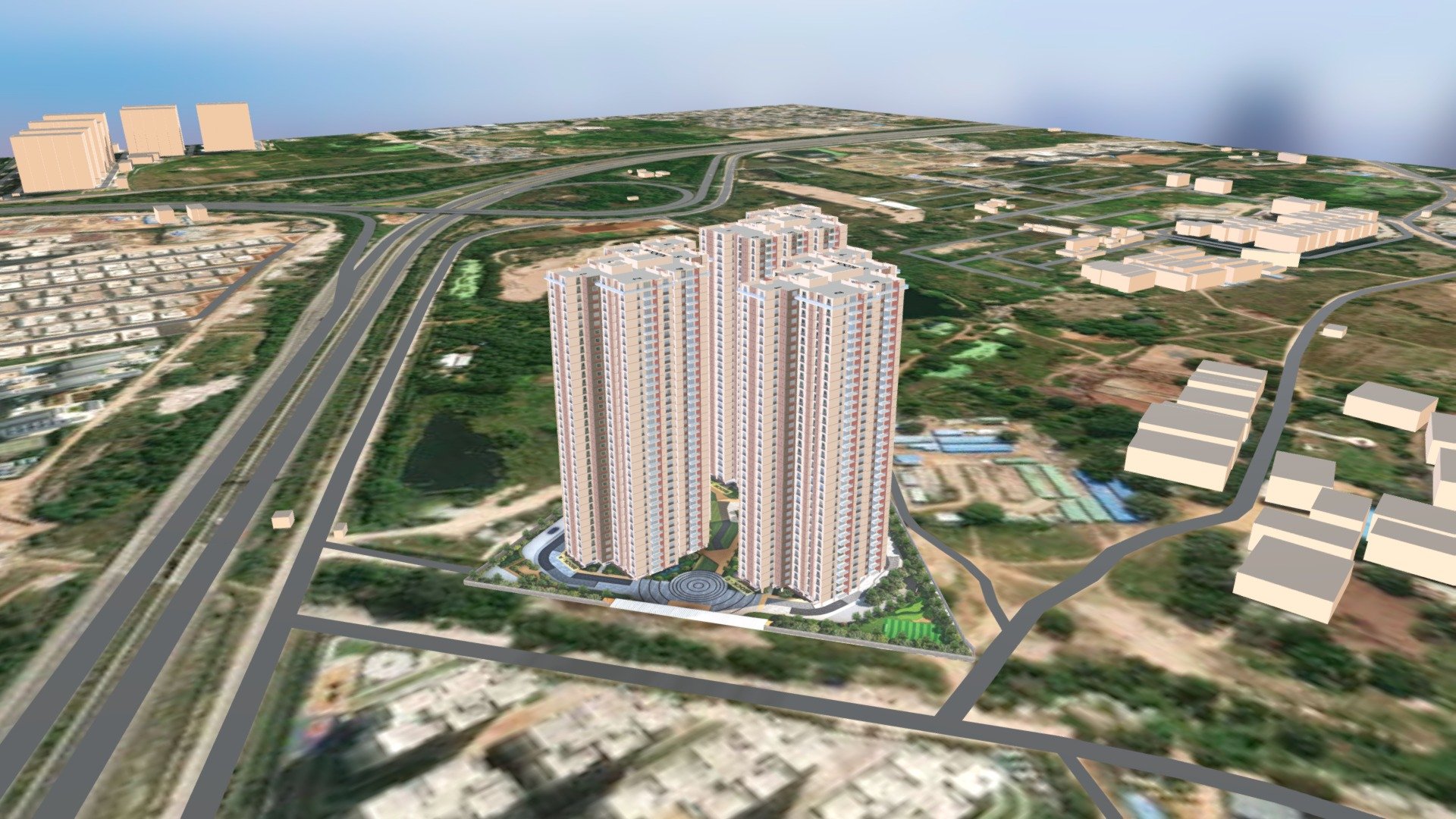 Ramky One Odyssey - Exterior - 3D model by SquareYards (@square-yards ...