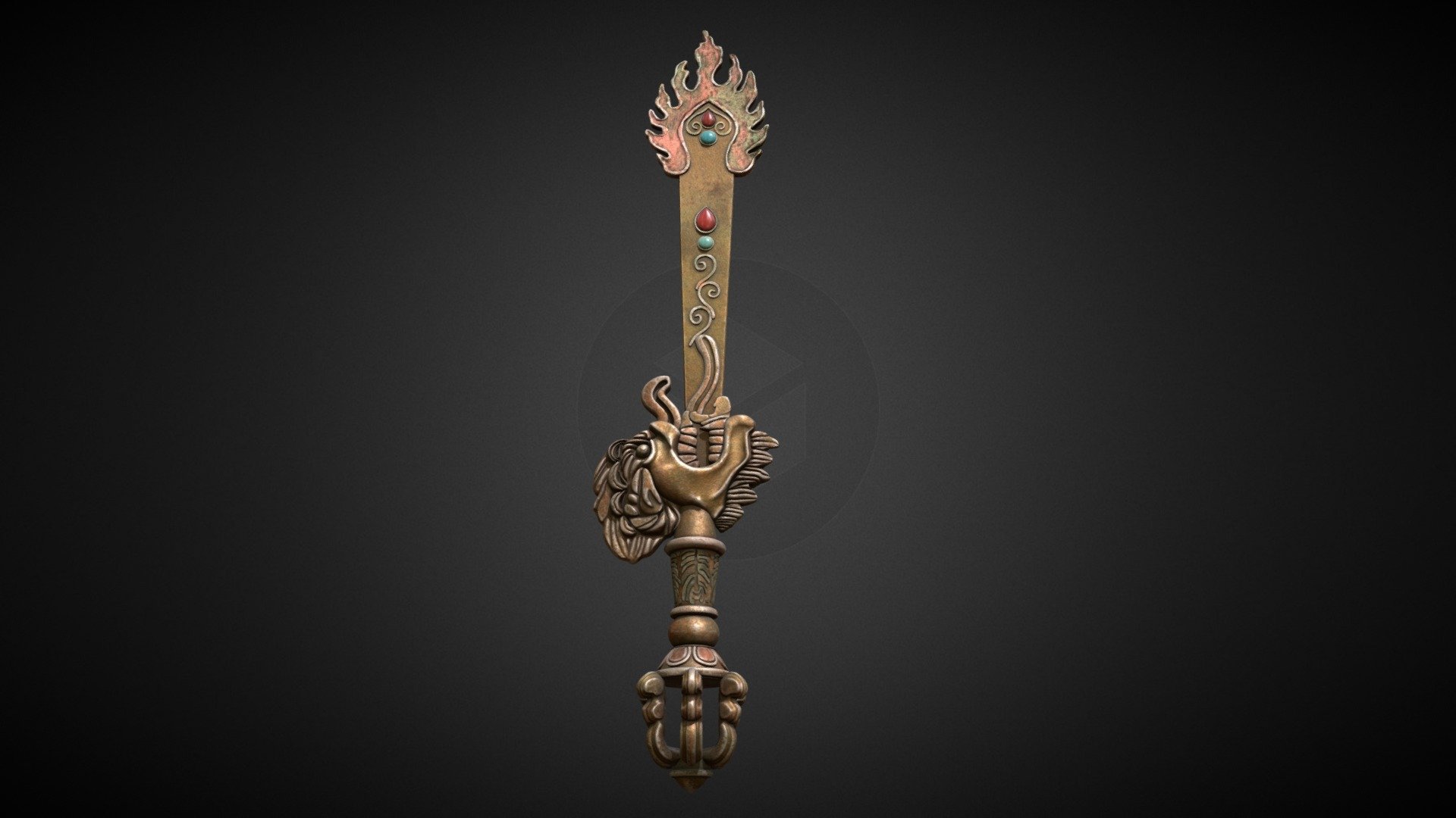 Sword Of Manjushri - Buy Royalty Free 3D model by Jason Ruby (@Ante.Kay ...
