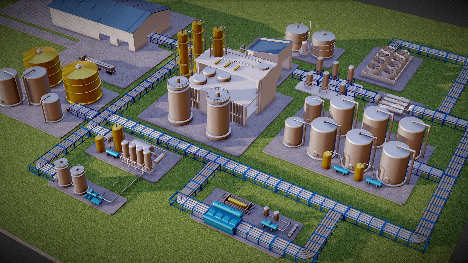 Ethanol Production - 3D model by Durlon® Sealing Solutions (@durlon ...
