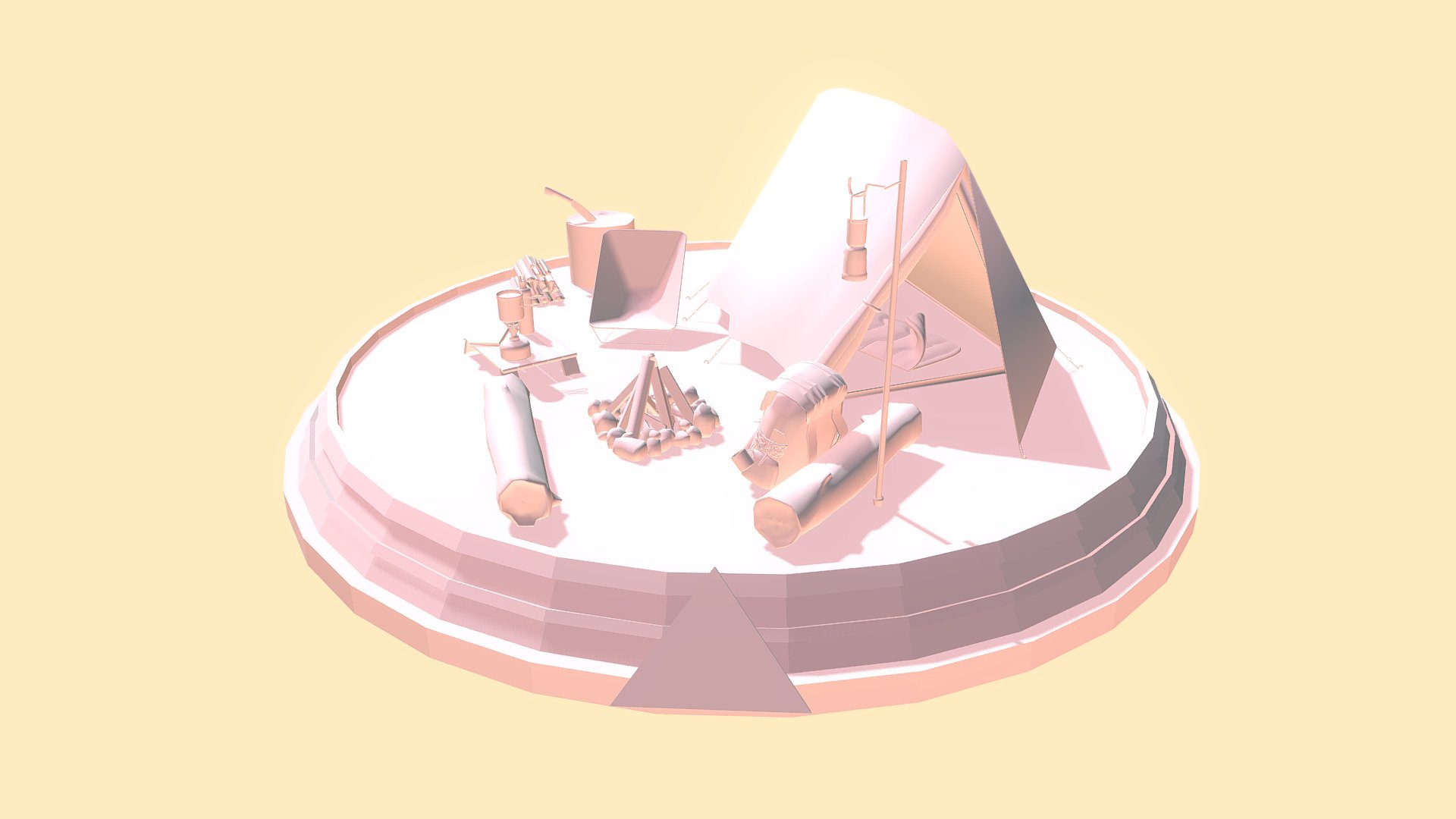 Yuru Camp inspired Diorama - 3D model by JanaB (@JanaB_) [029a7a8 ...
