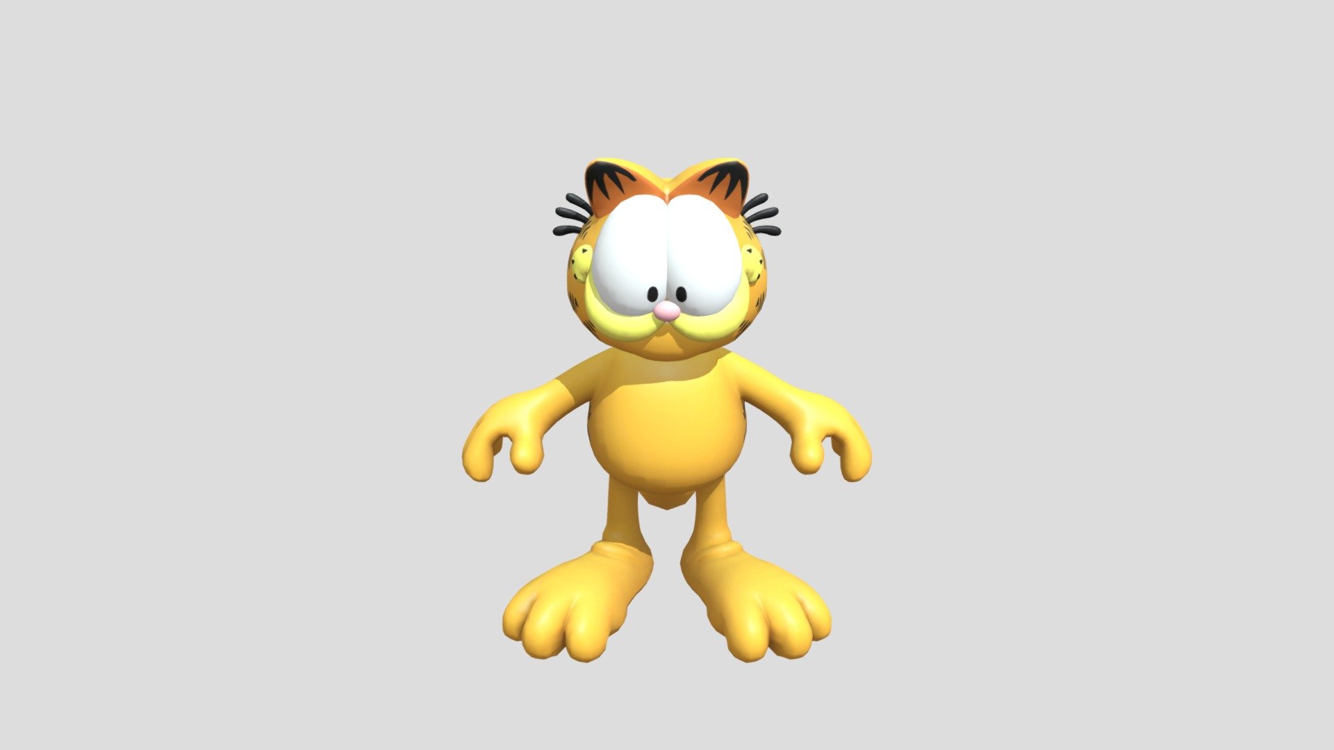 Garfield Model Nick All Star Brawl 2 - Download Free 3D model by Oofinatior26 (@CartoonFan26 ...