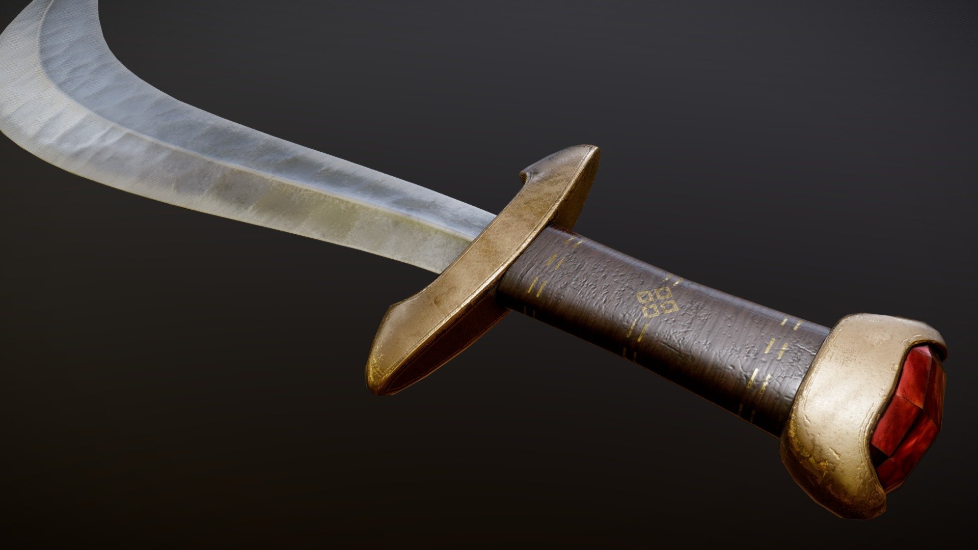 Scimitar 01 - Buy Royalty Free 3D model by karl182 [029bcb4 ...