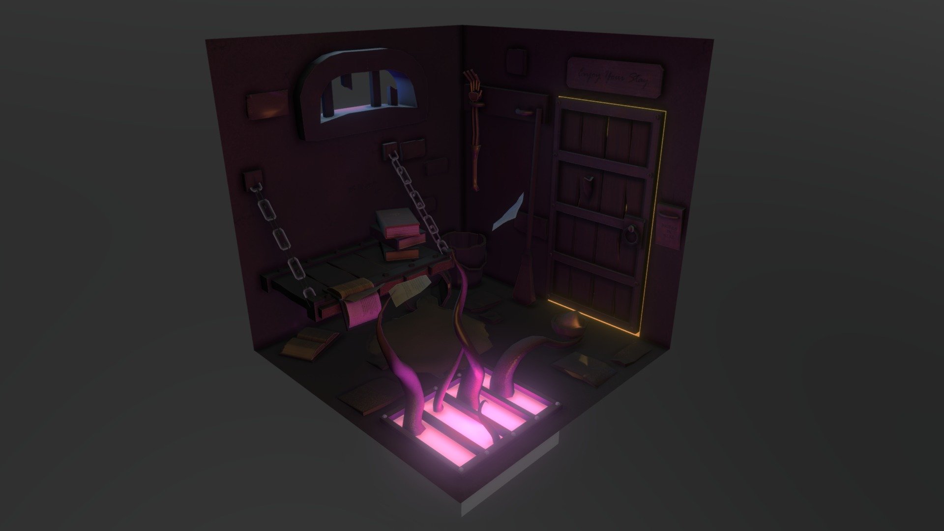Textured Fantasy Cell - 3D model by Isaac_Wright [029bd5d] - Sketchfab