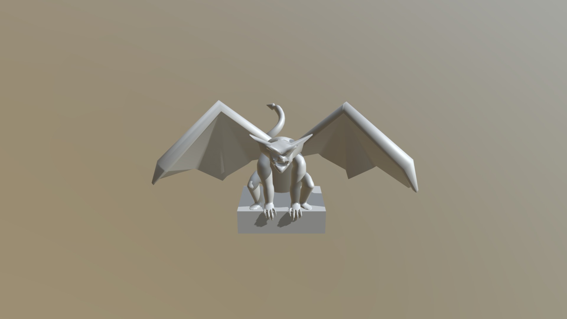 gargoyle - 3D model by Kylechaplin [029bfe9] - Sketchfab