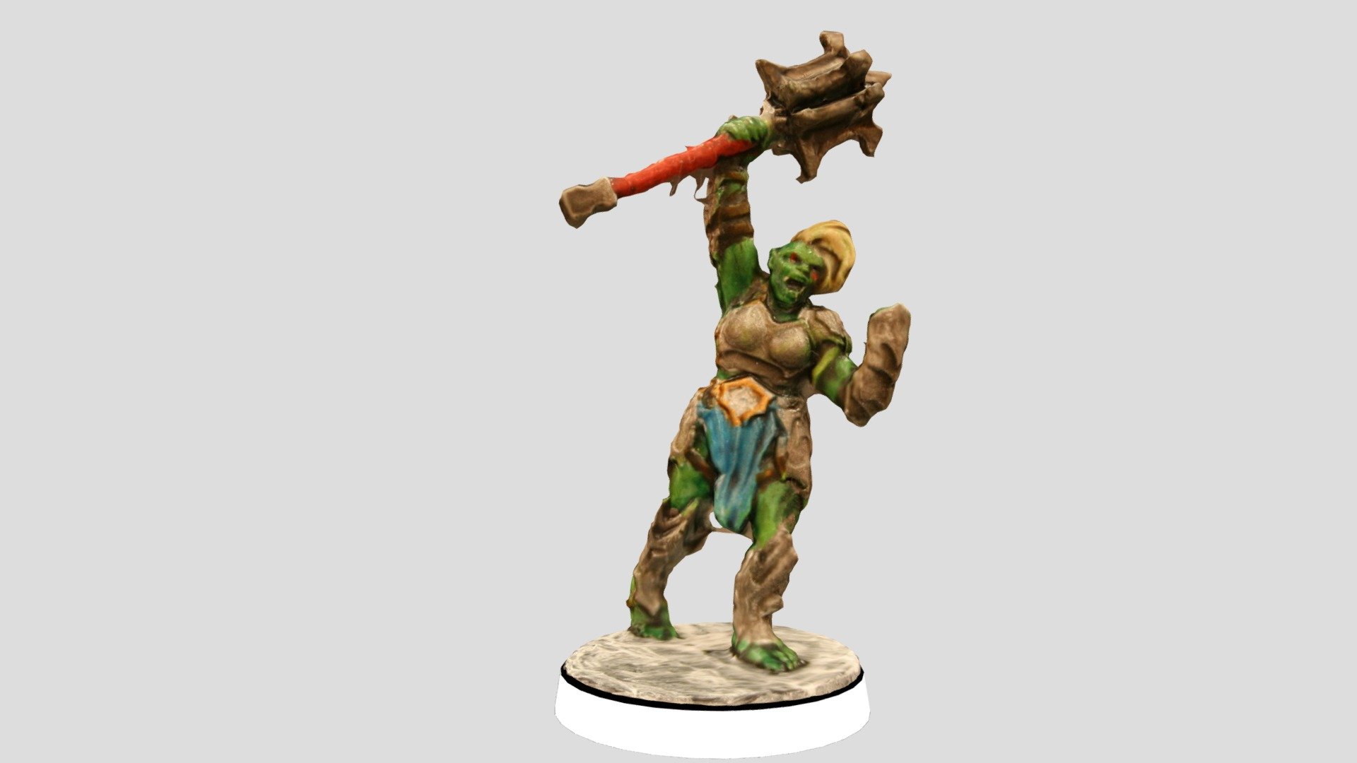 Orc mohawk female - Buy Royalty Free 3D model by Chad "Duke Blitzein" C ...