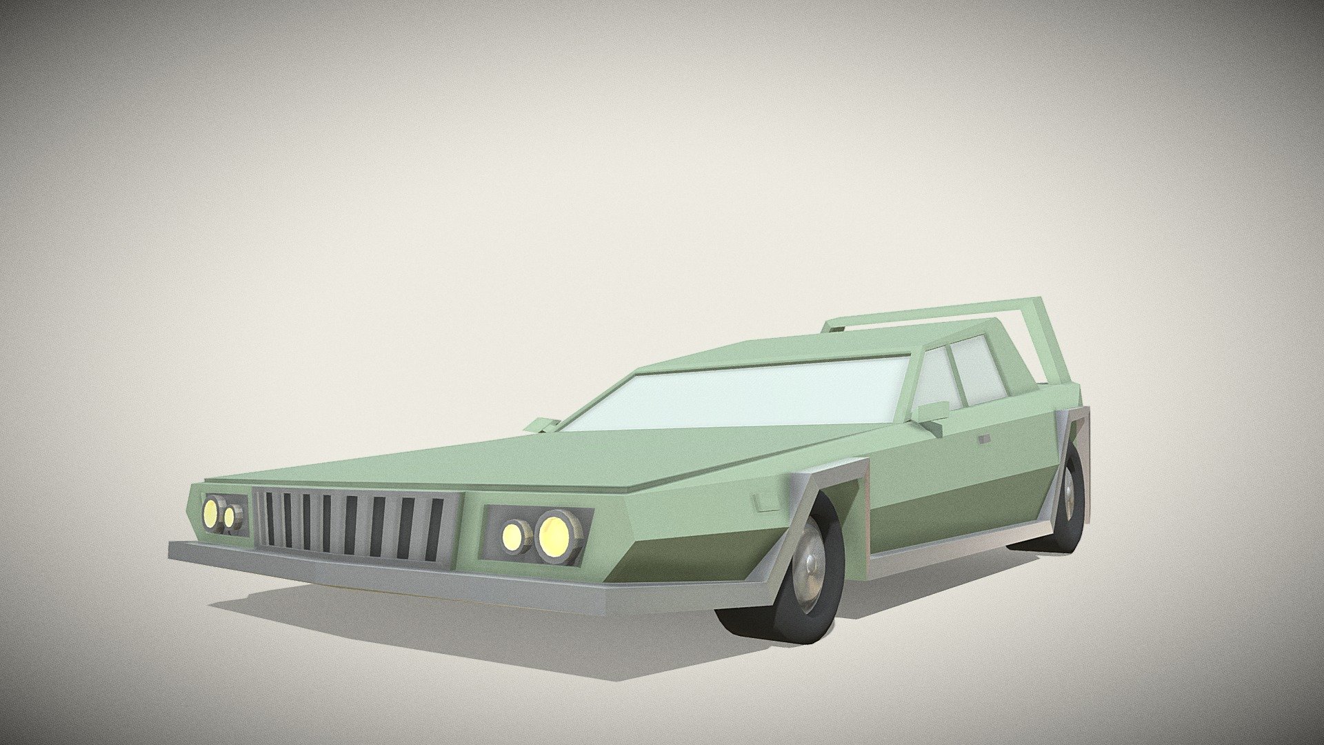 Cartoon Car "Broken Proportions" #2 - 3D model by alutsiv [029ca98 ...