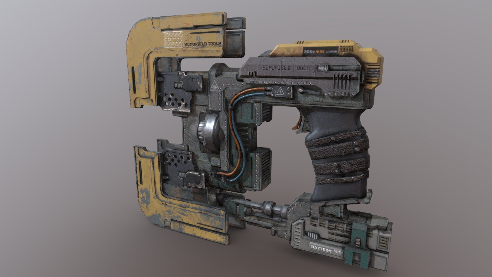 Dead space gun - 3D model by ForevereQ [029d715] - Sketchfab