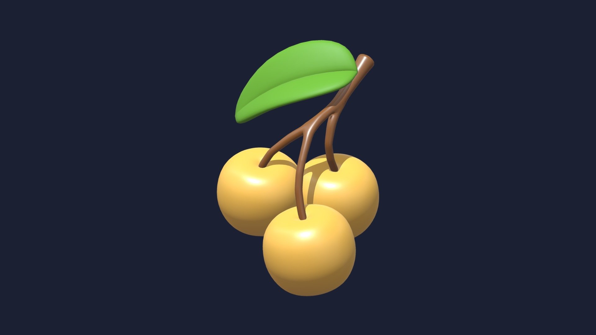 Longan Icon - Buy Royalty Free 3D model by arc.jabbar (@arc_jabbar ...