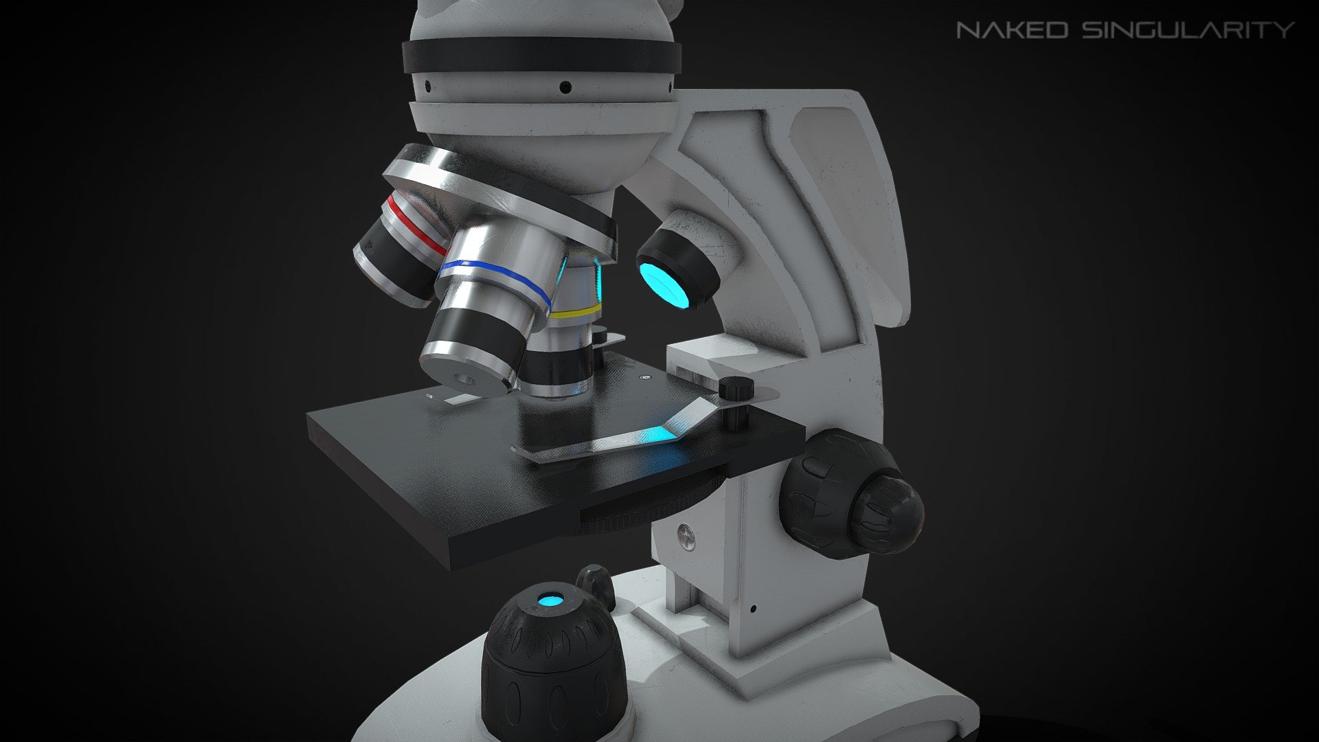 Invert Light Microscope | Low poly | PBR - Buy Royalty Free 3D model by ...