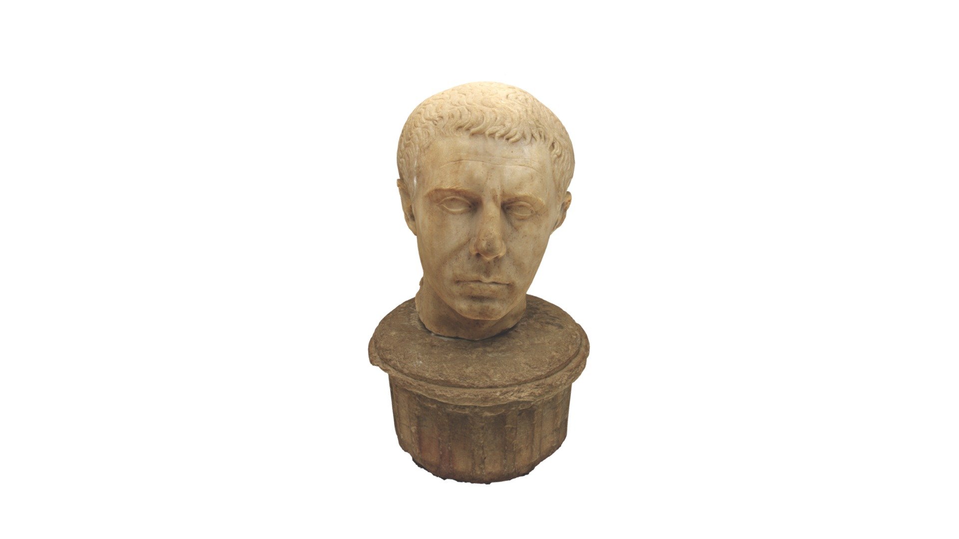 Busto Servilio Polión. Necrópolis Carmona - 3D model by TCA Cartografía ...