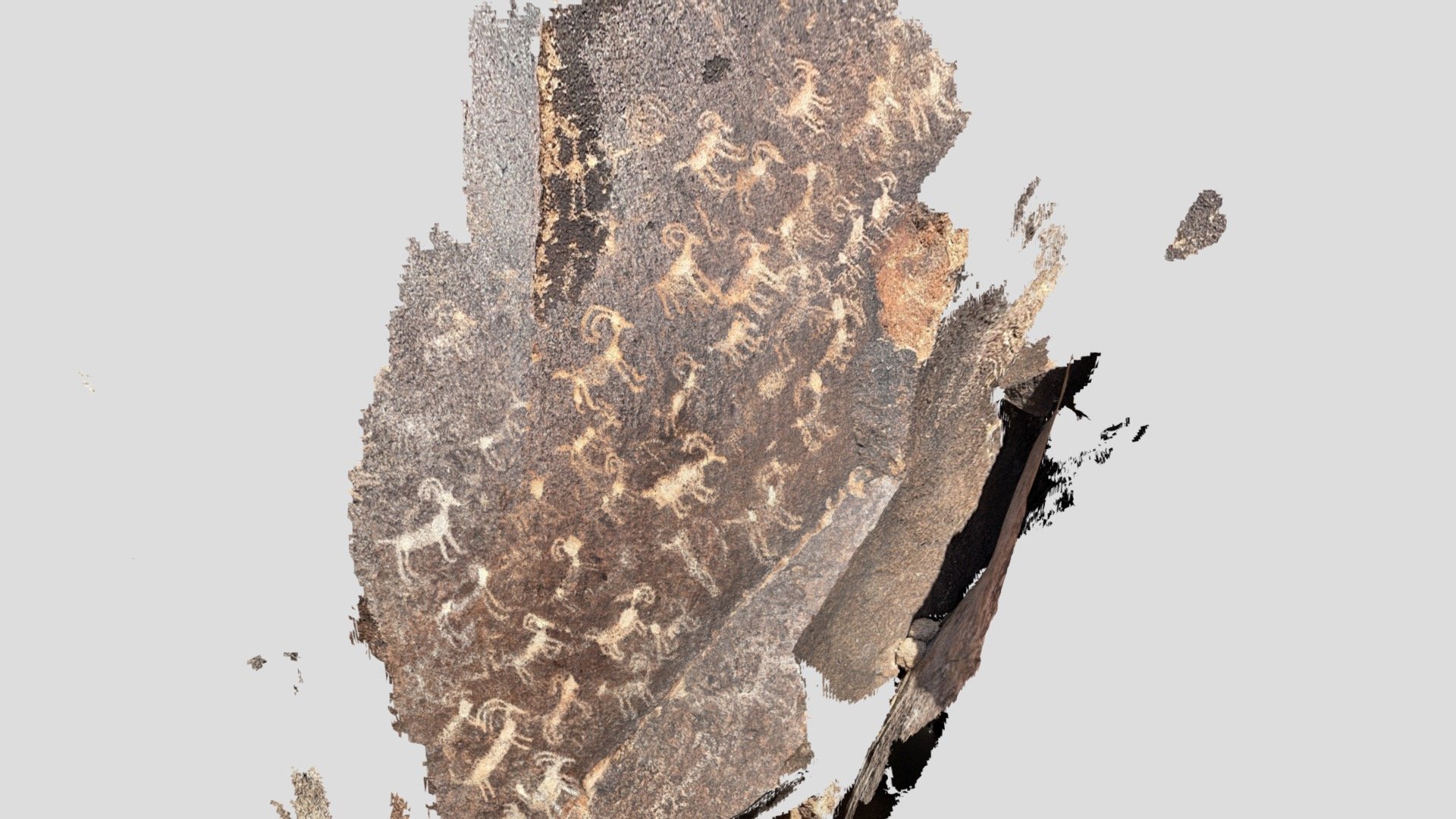 Big Horn Petroglyphs, S. Komadk Duag - Download Free 3D model by ...