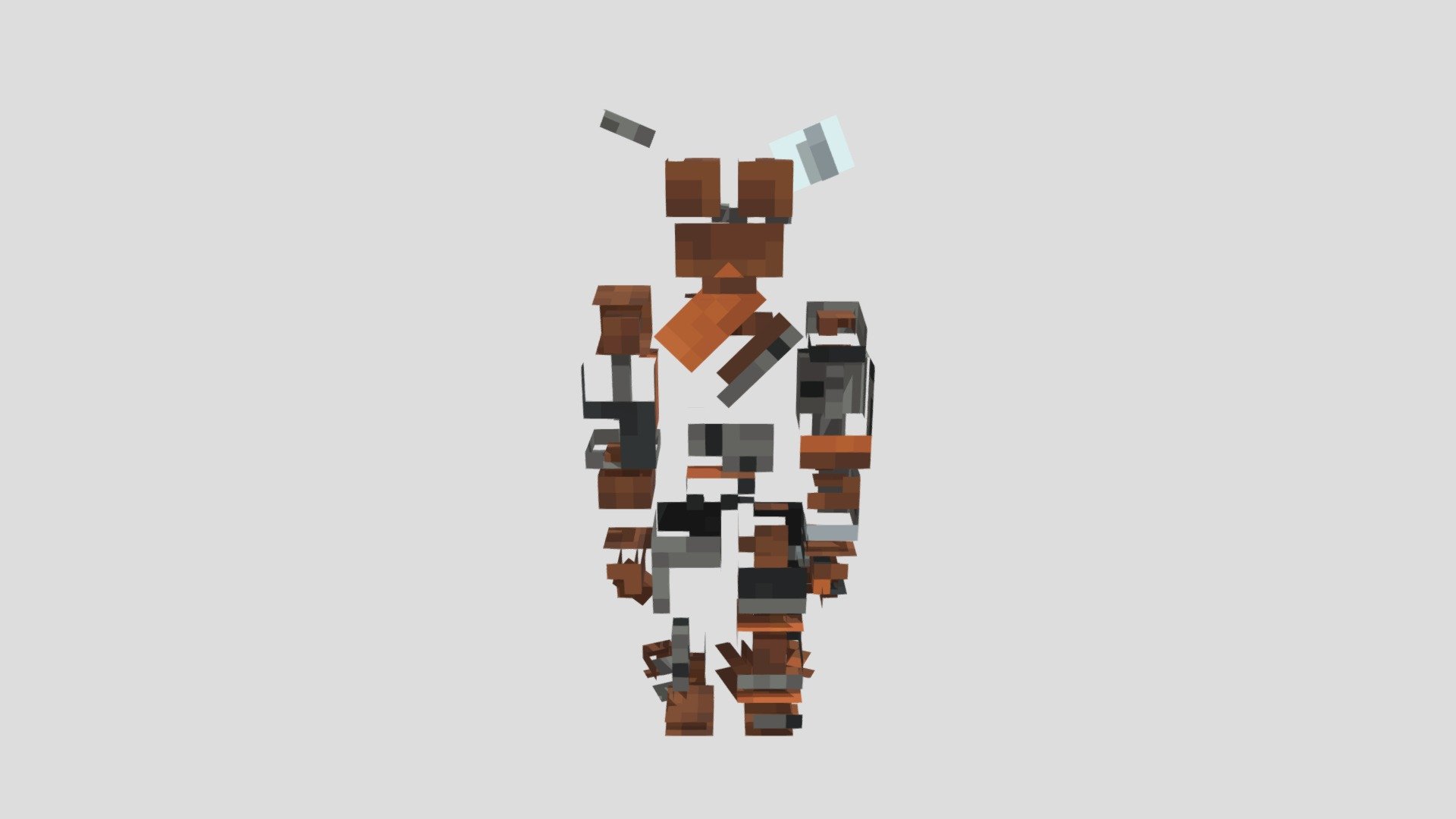 Minecraft-freddy-fazbear-fnaf - Download Free 3D model by fnaffan ...