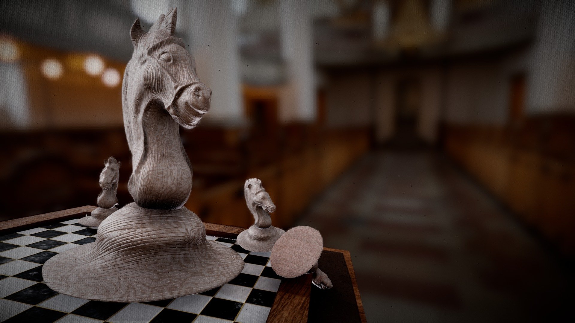 chess knight - 3D model by Daniela Ochoa (@dochoa23) [02a0df6] - Sketchfab