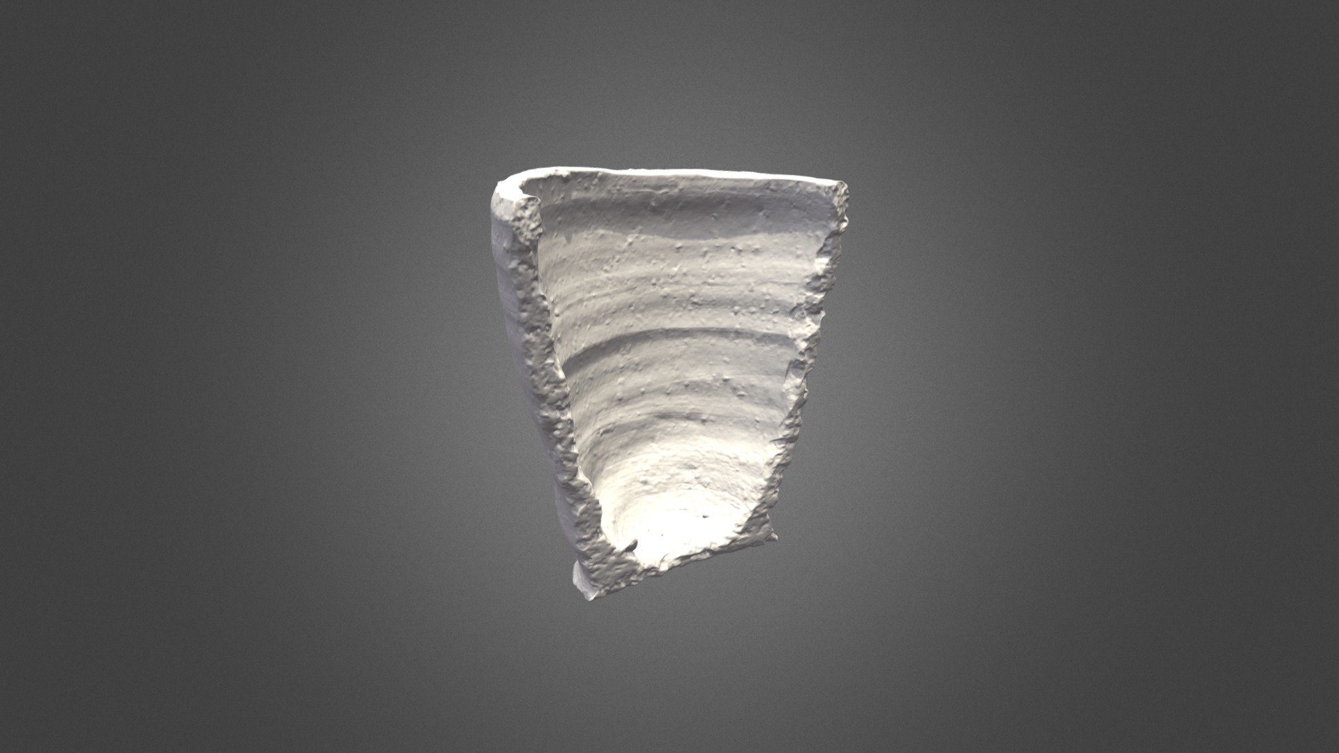 Concentric parallel ribbed striations - 15.6A - Download Free 3D model ...